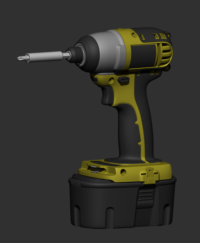 ArtStation - Power Drill - Hard surface Prop