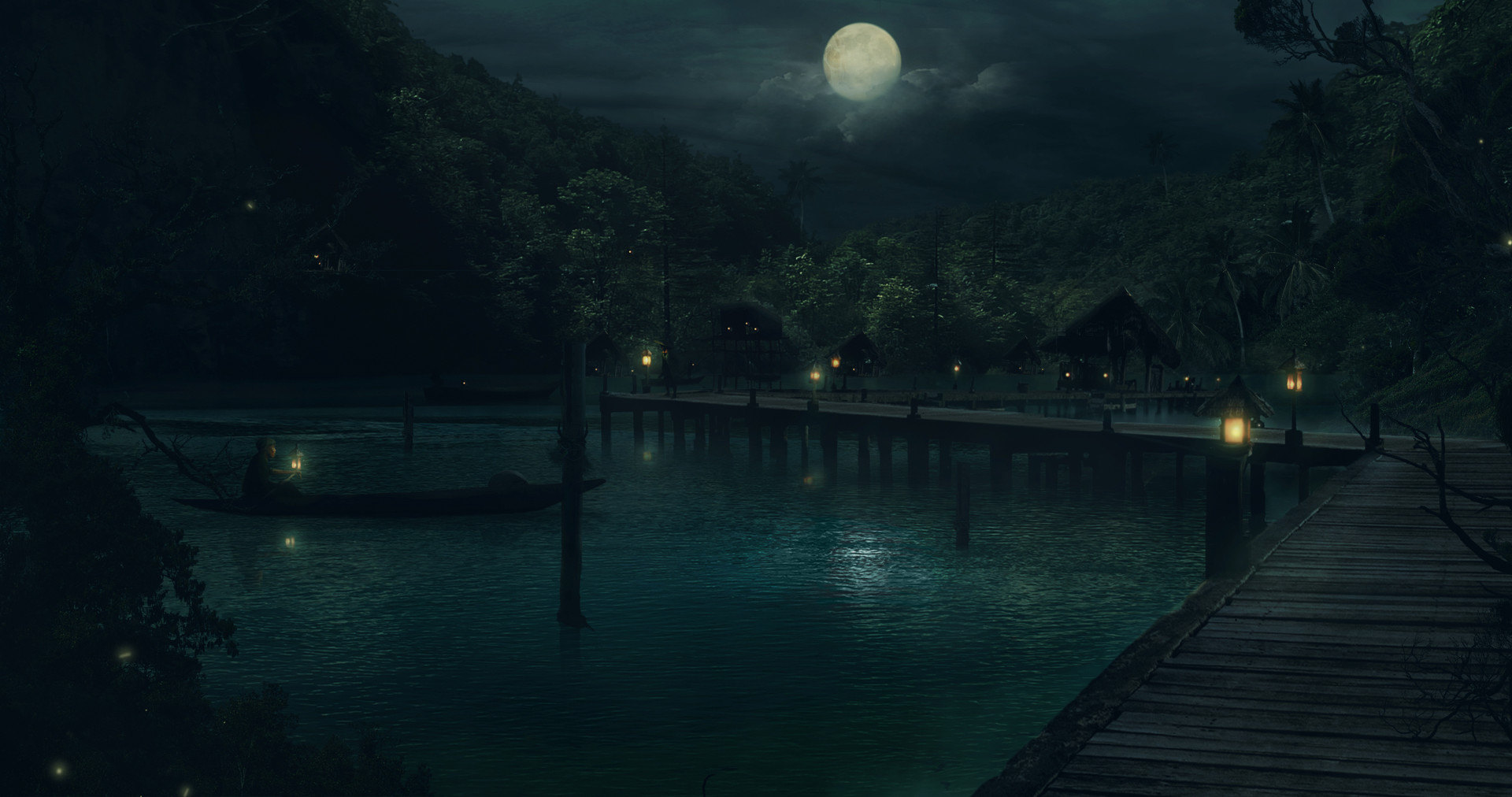 ArtStation - Mystic lagoon