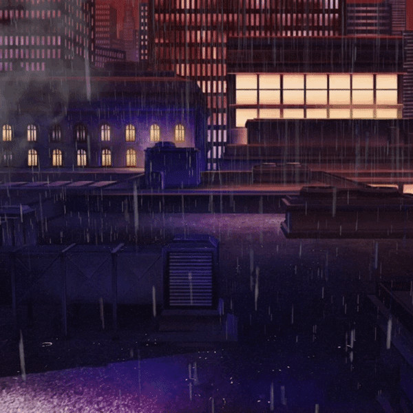 ArtStation - Rainy Rooftops
