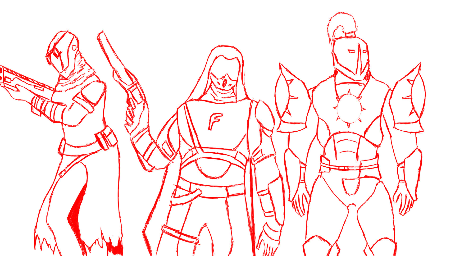 PsionicGamer - Pose study with Destiny 2 characters
