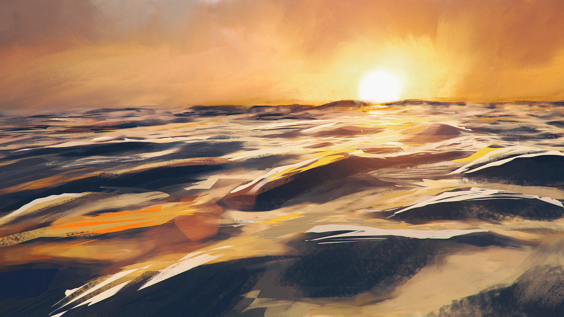 ArtStation - The Last Sunset