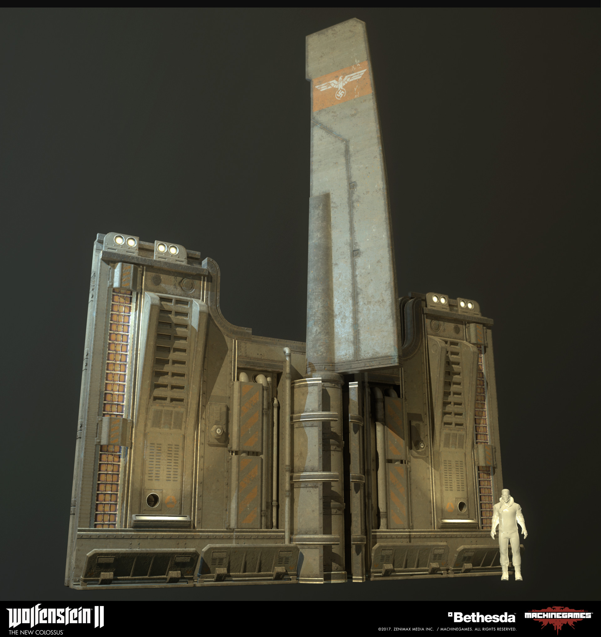 Daniel Robson - Wolfenstein 2: The New Colossus // Assets & Props