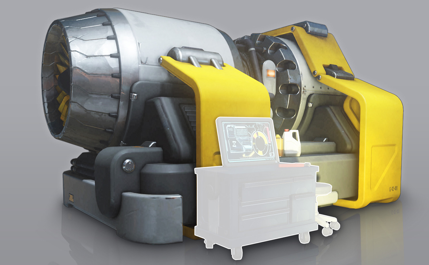 RABCAT GAME ART - OVERWATCH - Checkpoint Gibraltar Props