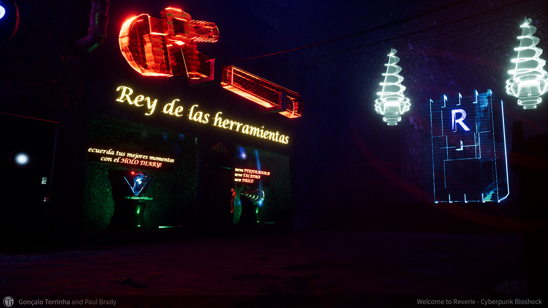 Gonçalo Torrinha - Welcome to Reverie – Cyberpunk Bioshock underground
