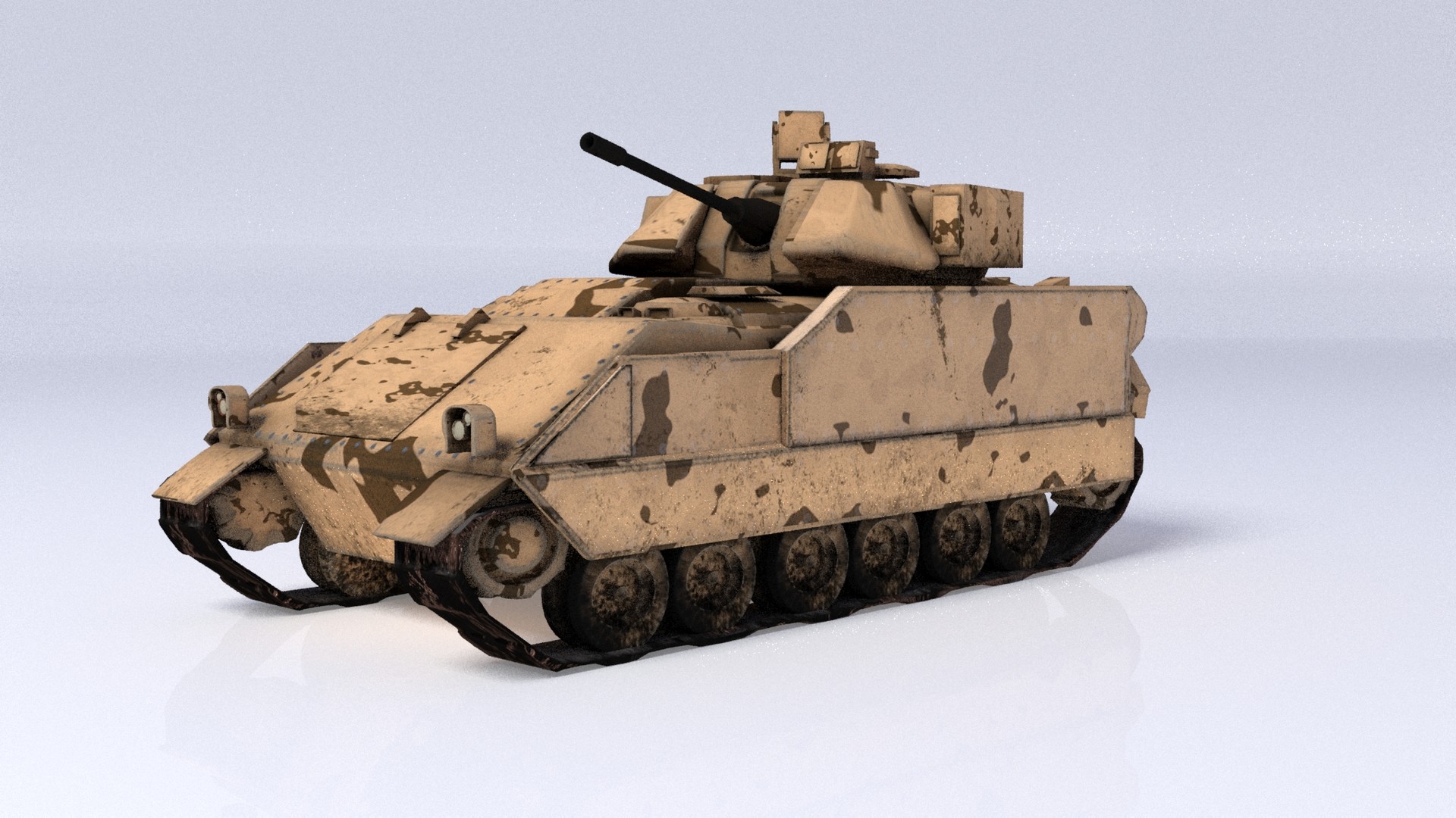 ArtStation - M2A2 Bradley model