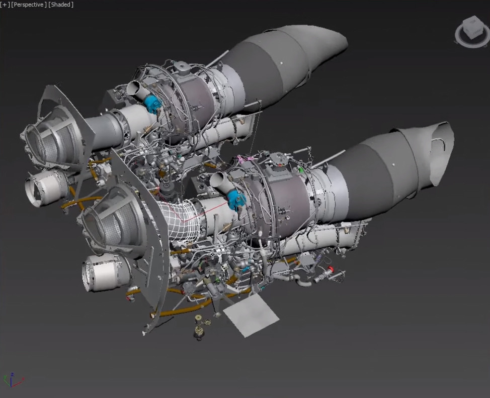 ArtStation - UH 72A Duel Turbomeca Aerial Engines