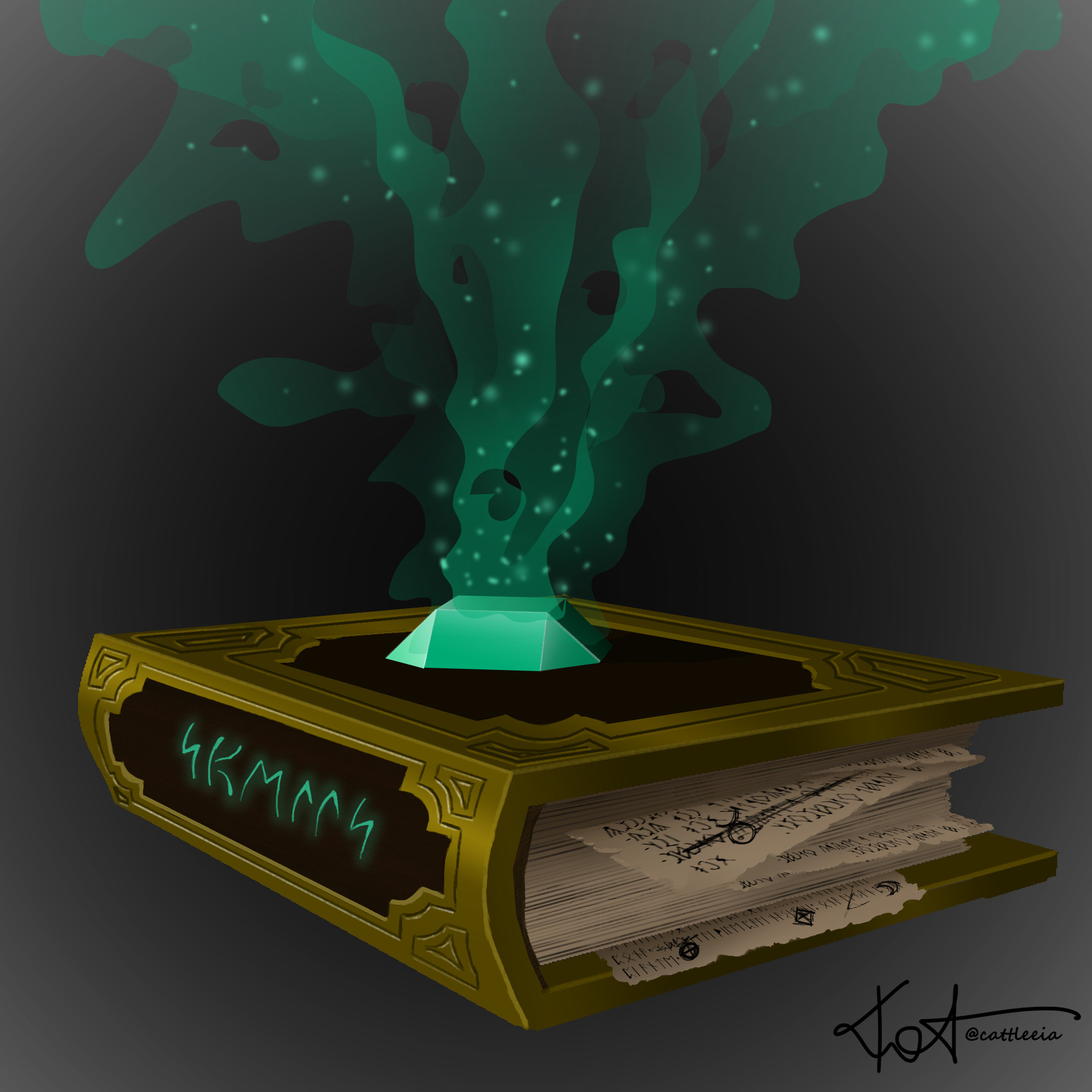 ArtStation - Spell book