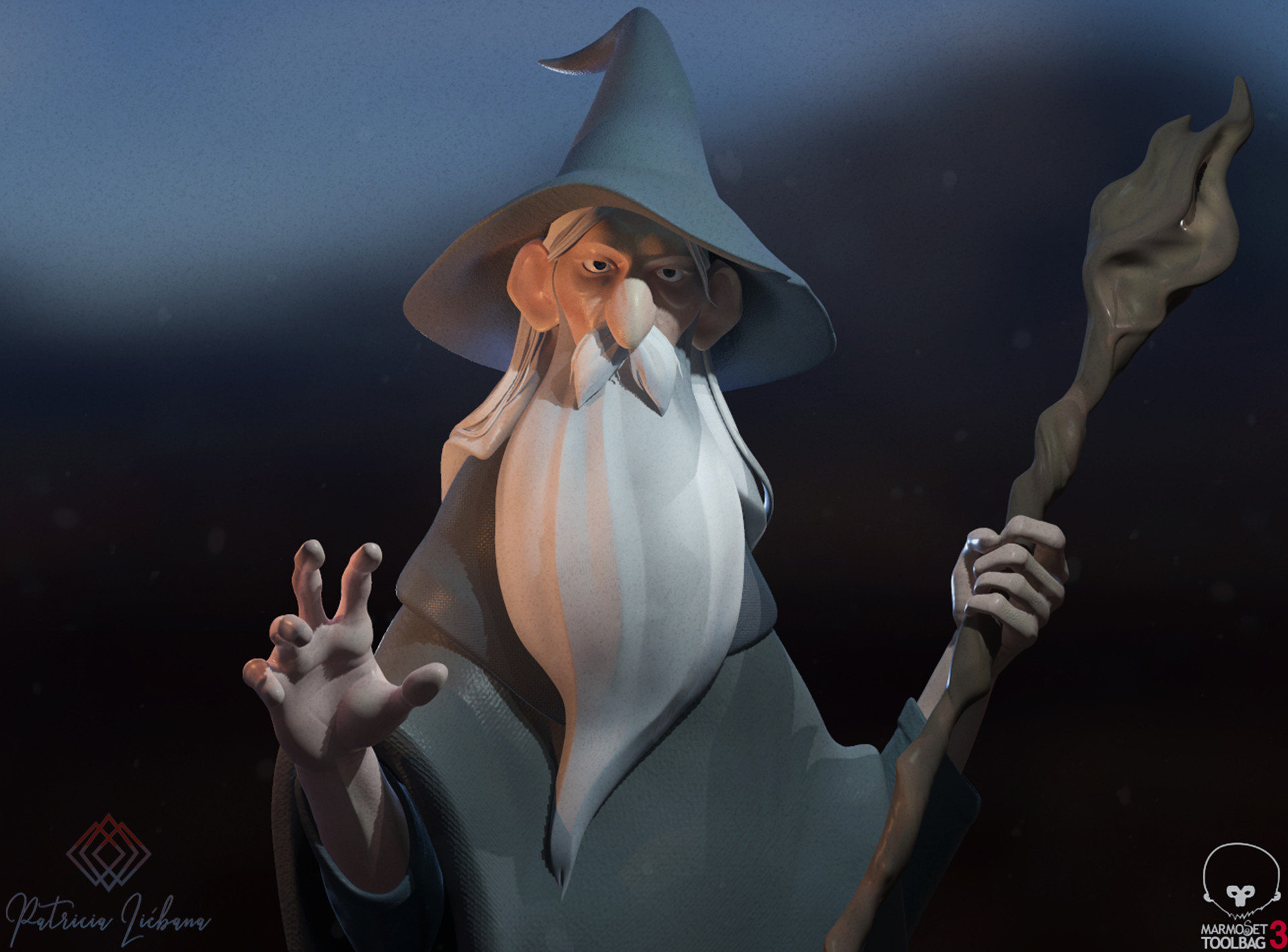 ArtStation - Stylized Gandalf