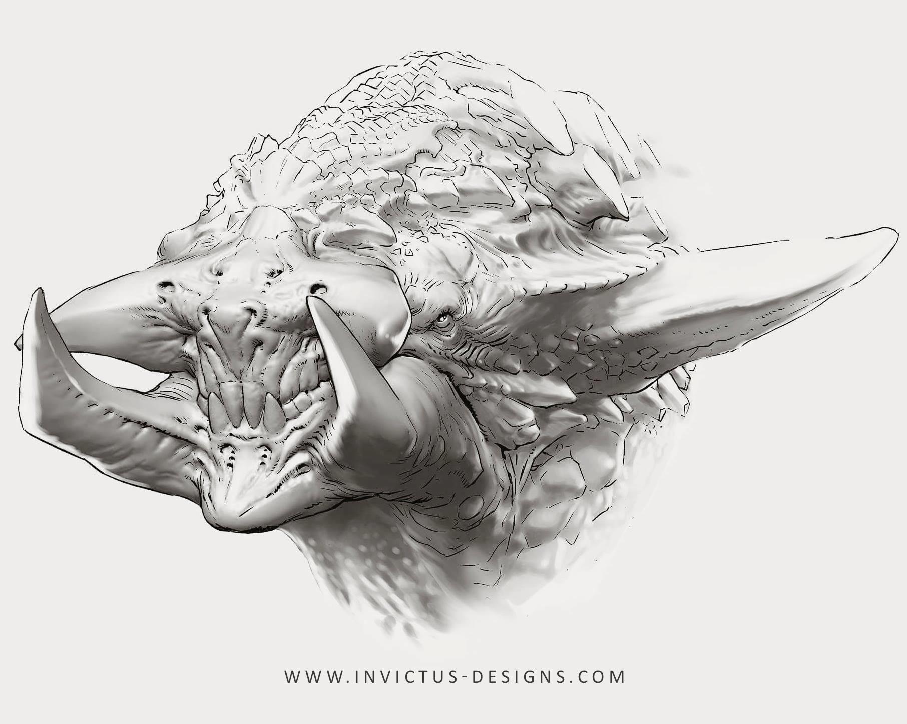 ArtStation - Kaiju Sketch