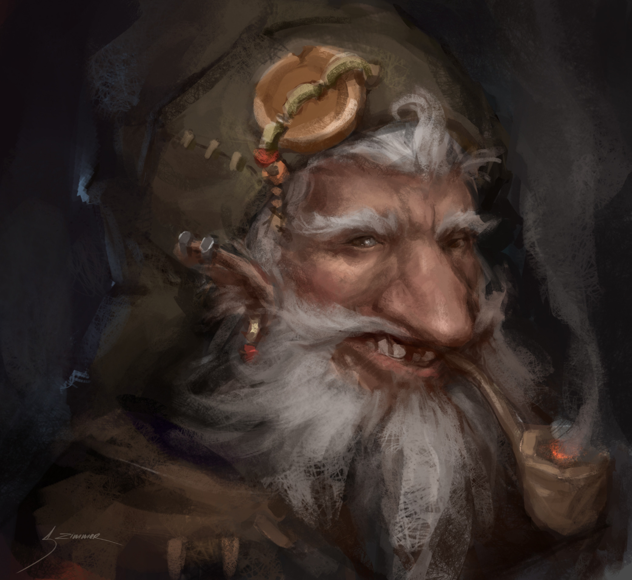 sketch gnom by Sergey Zimmer (TsimmerS) : r/ImaginaryGnomes