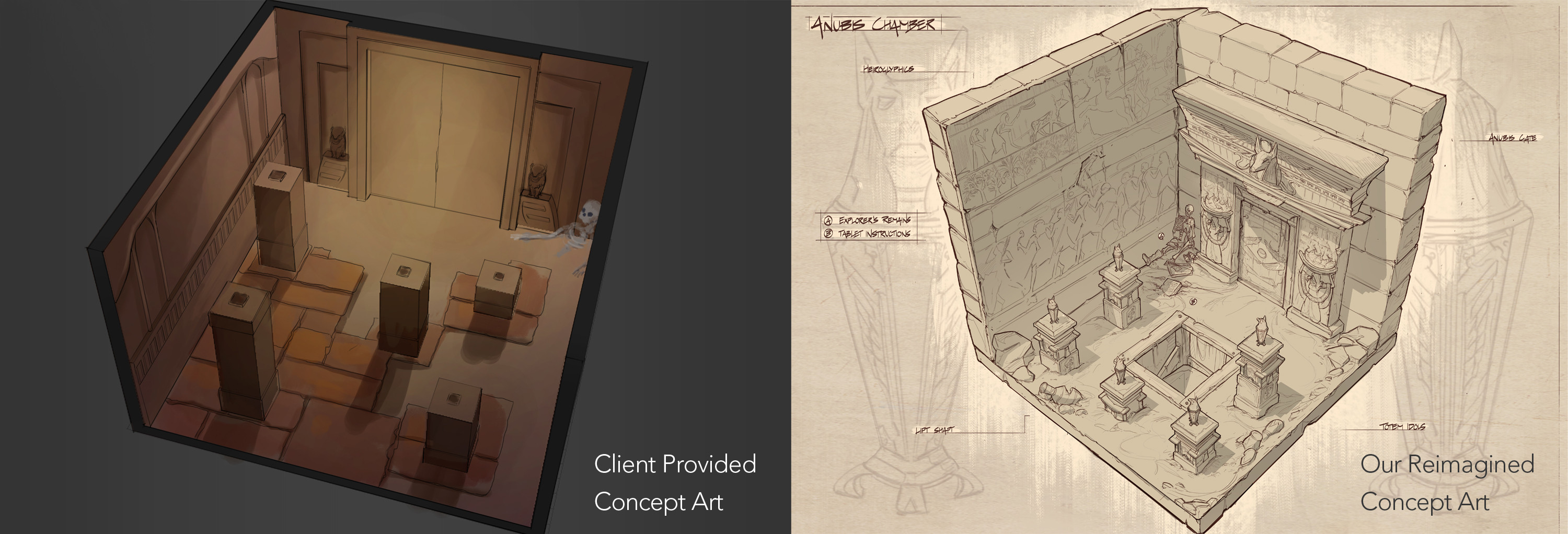 3D Design Services - Lost Legends | The Pharaoh's Tomb