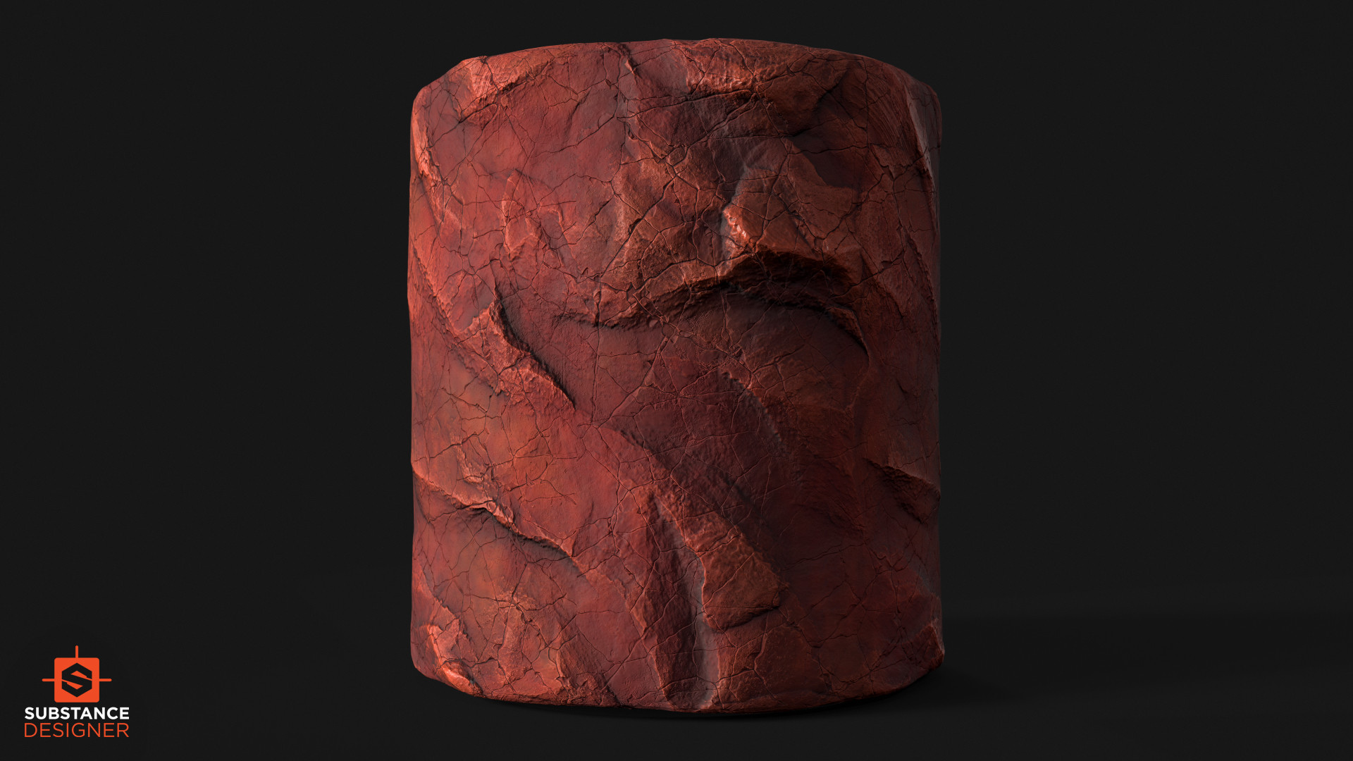 Anaïs Diquet - Red Rock Material - Substance Designer