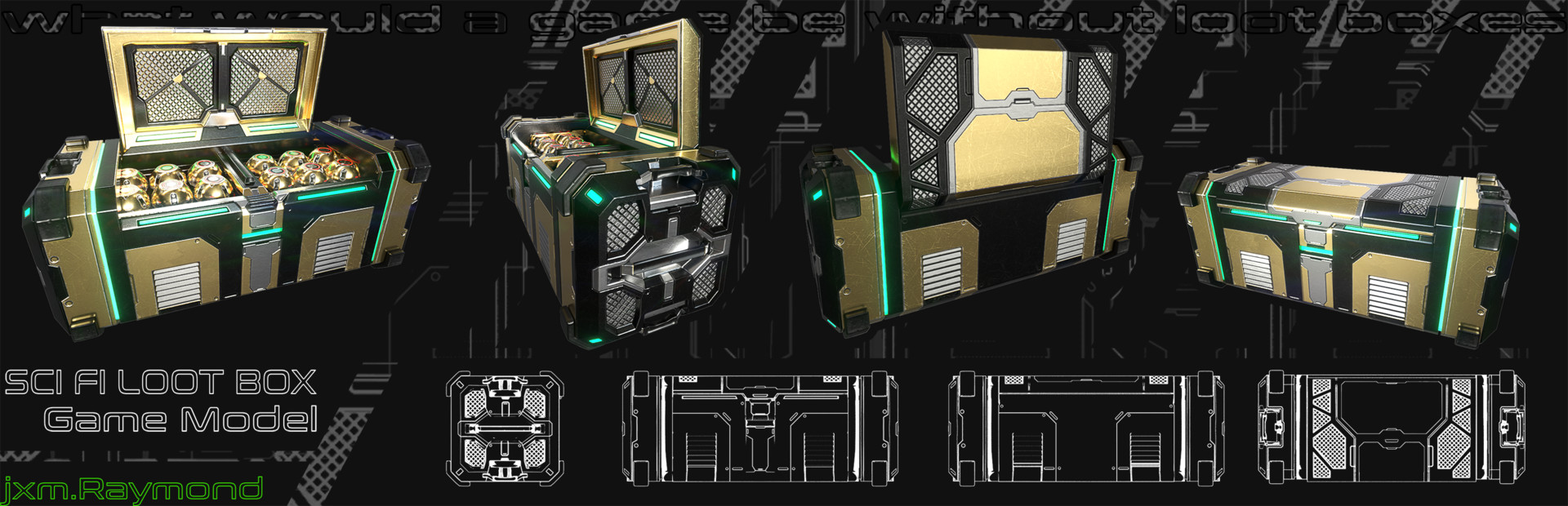 ArtStation - Sci Fi Loot box