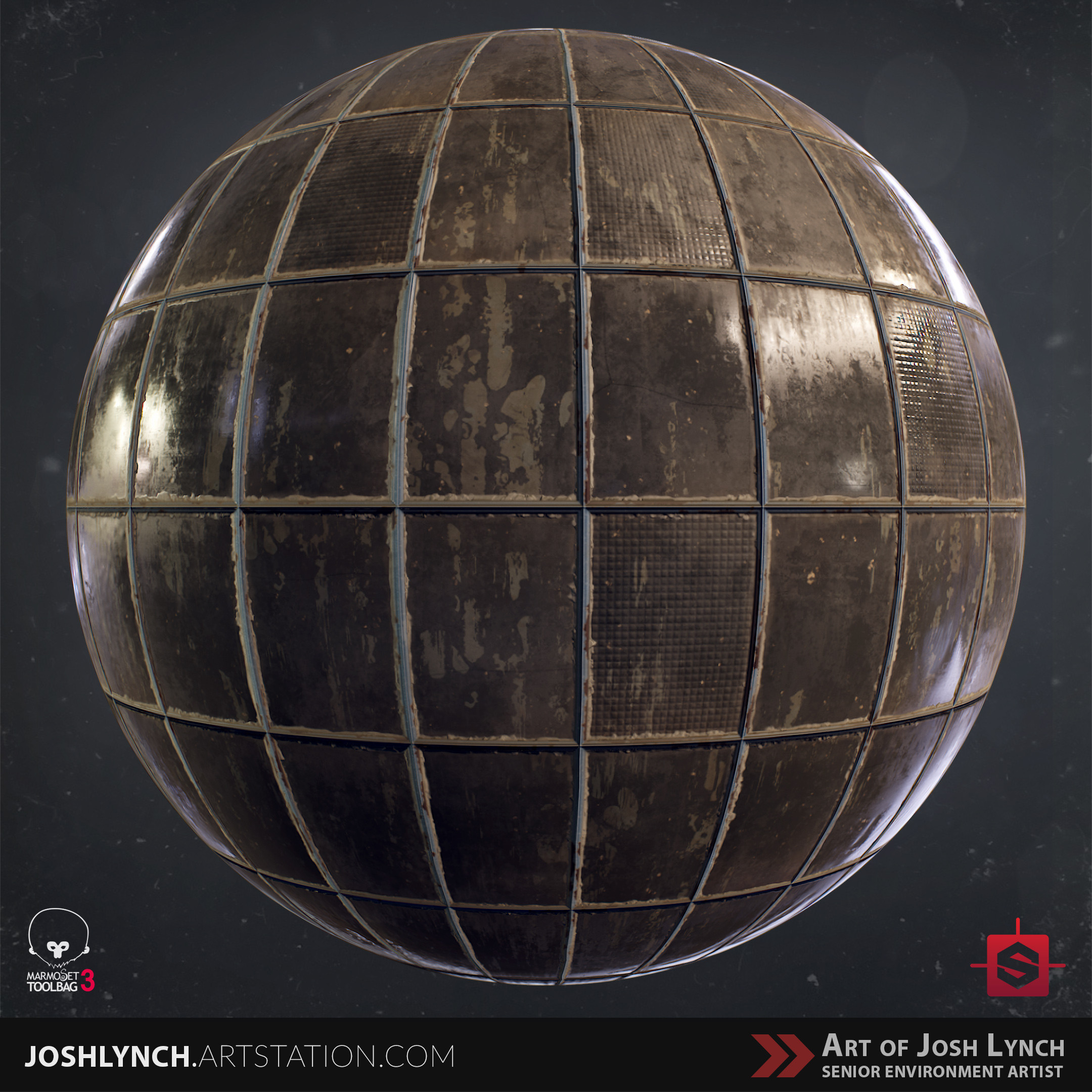 Joshua Lynch - PBR Procedural Industrial Window Material Study