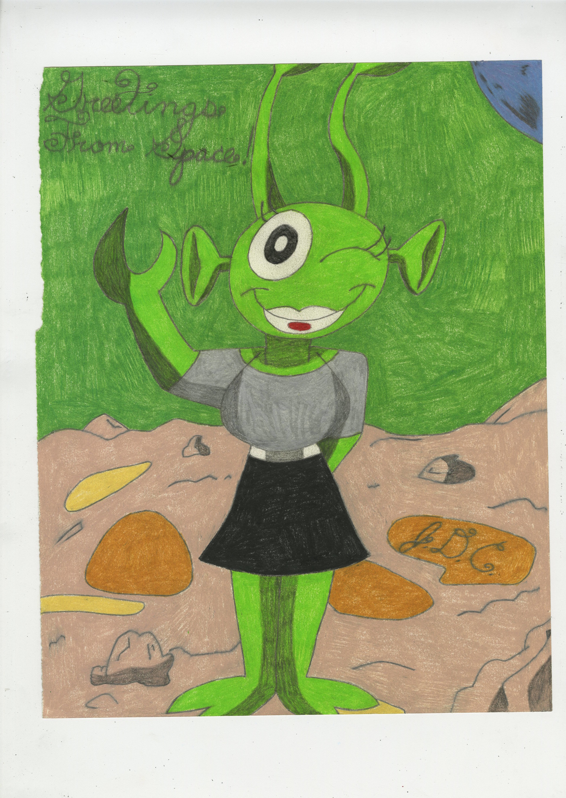 ArtStation - Greetings From Space!