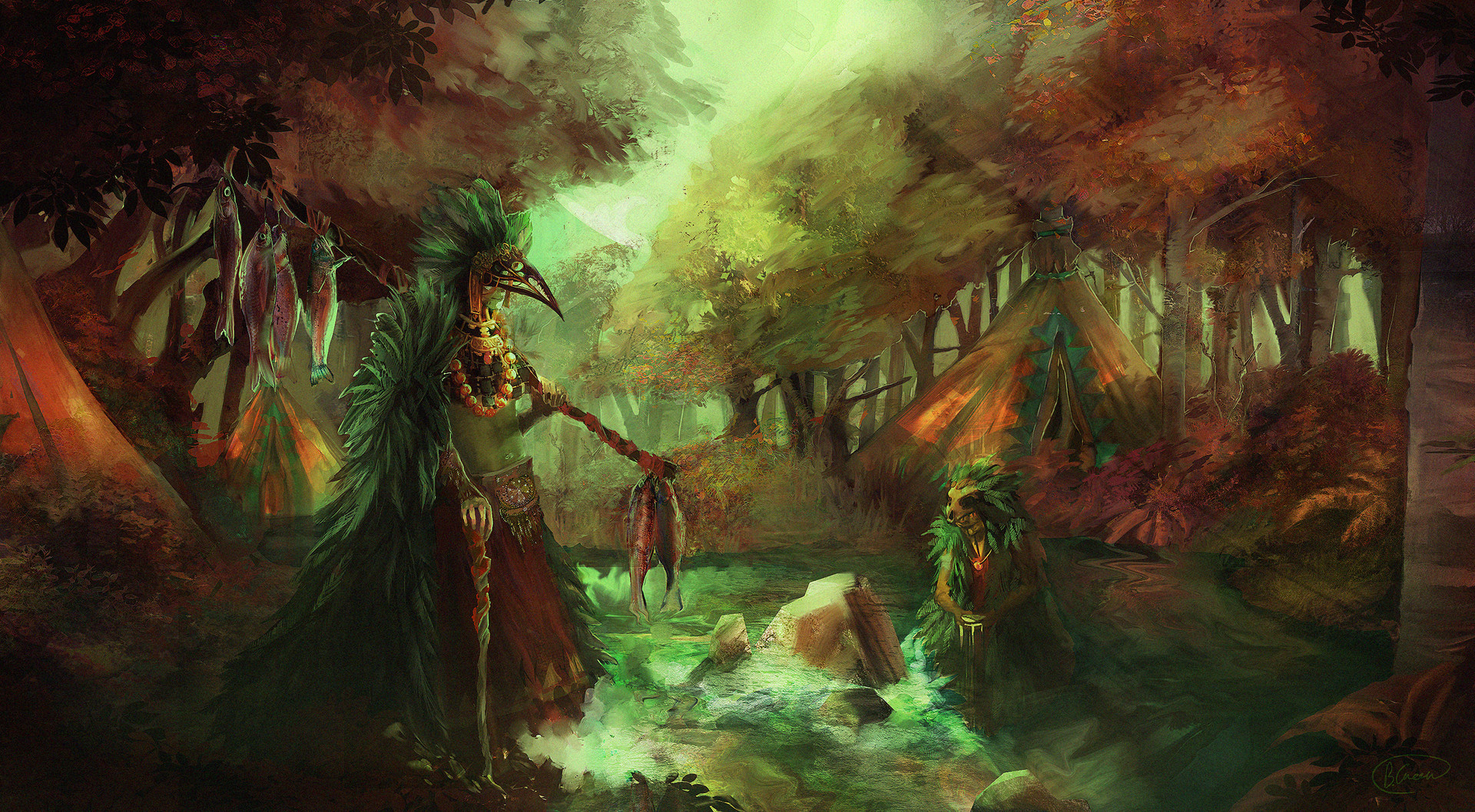 ArtStation - The Apprentice Shaman