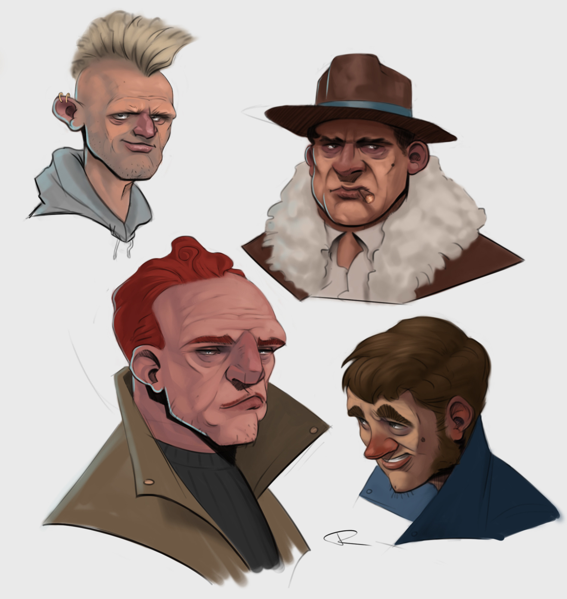 ArtStation - Four Faces