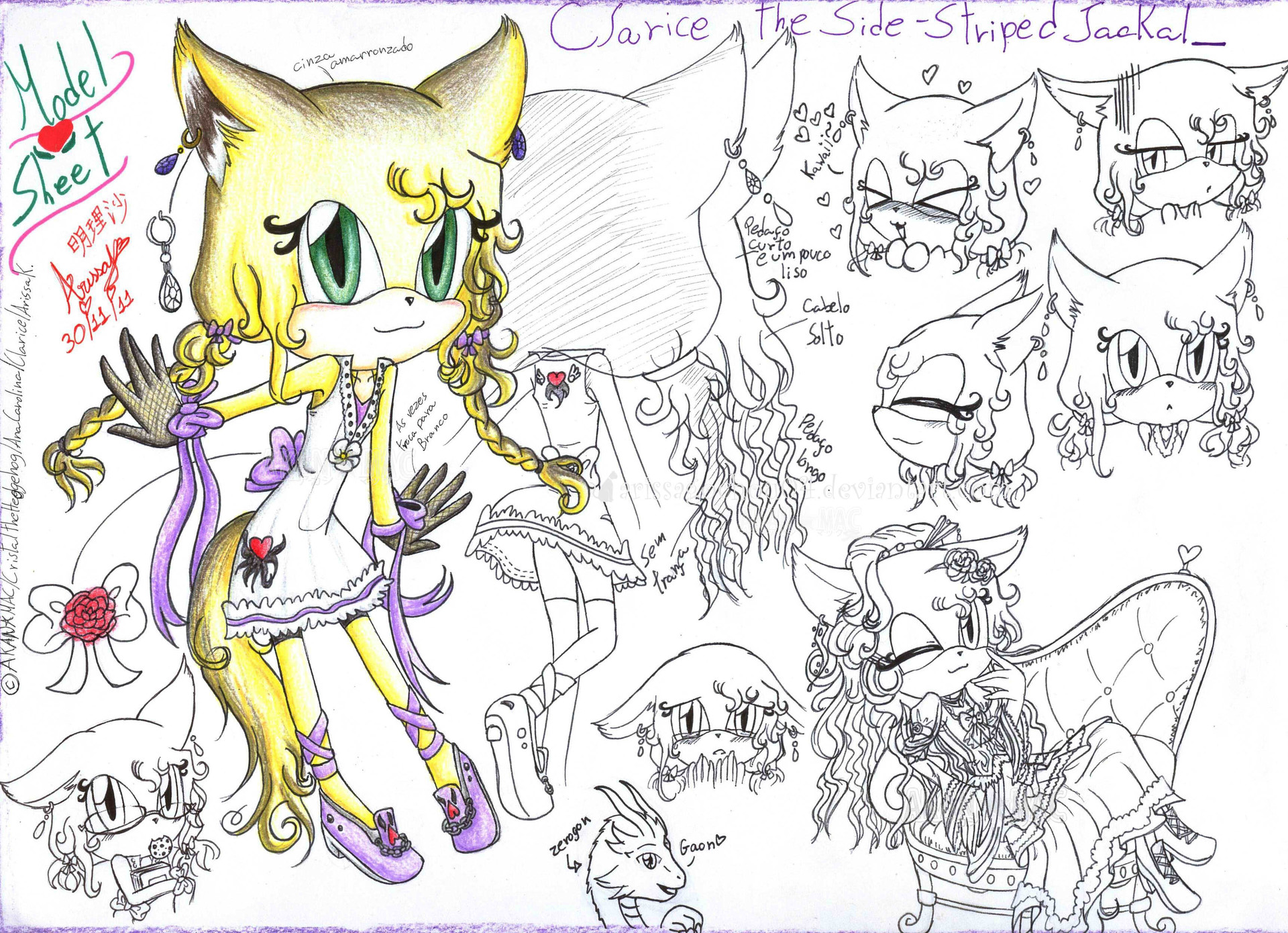 ArtStation - Clarice's Model Sheet