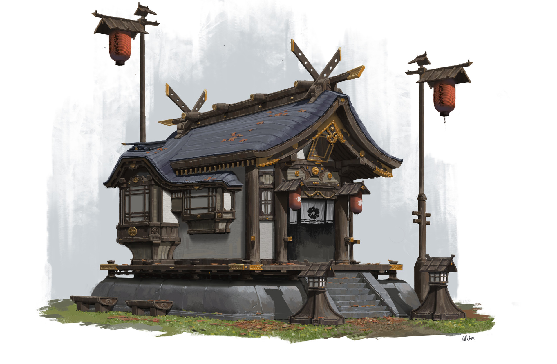 ArtStation - Architectural design in Japan