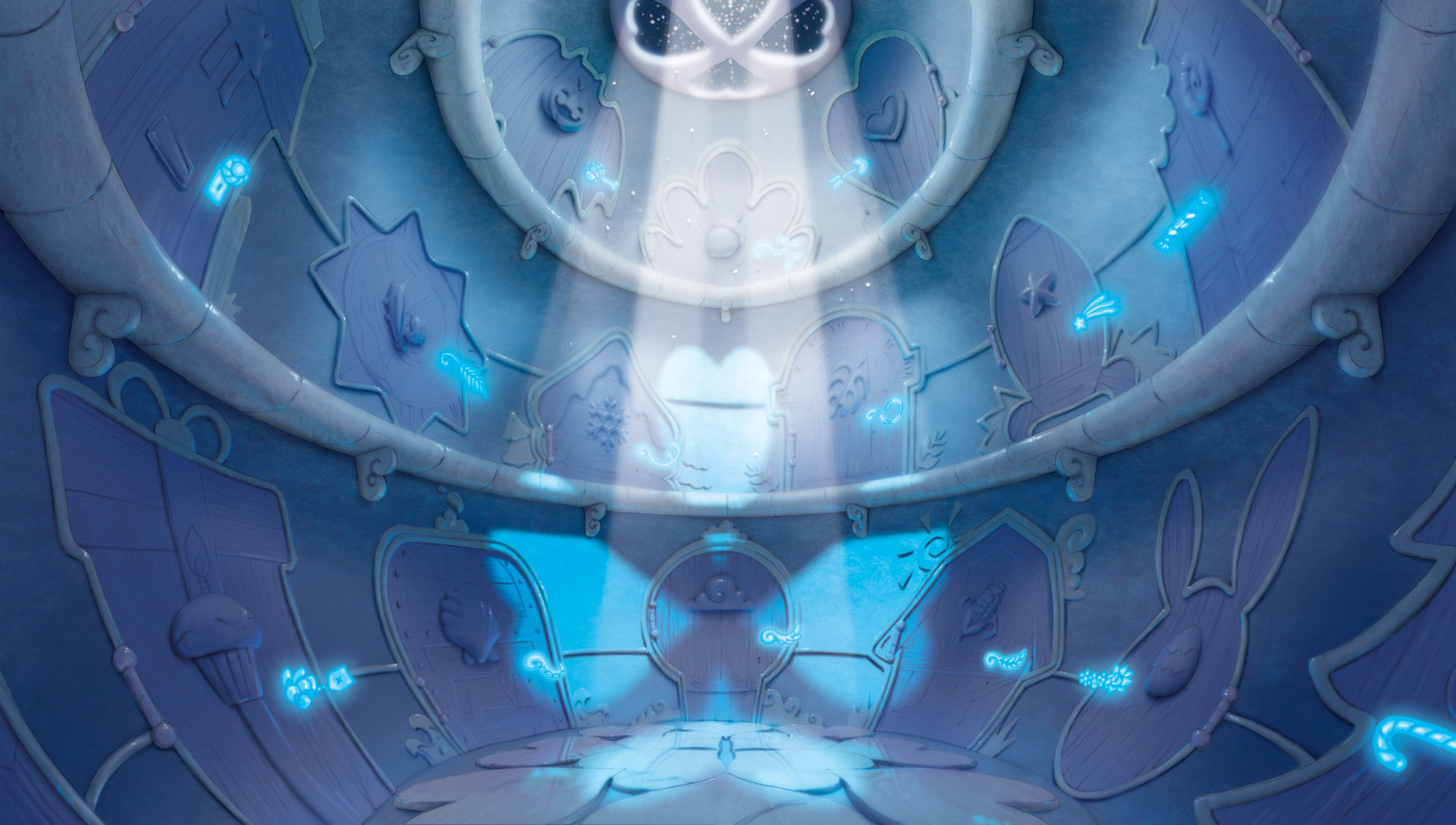 ArtStation - Magical moonlight door room