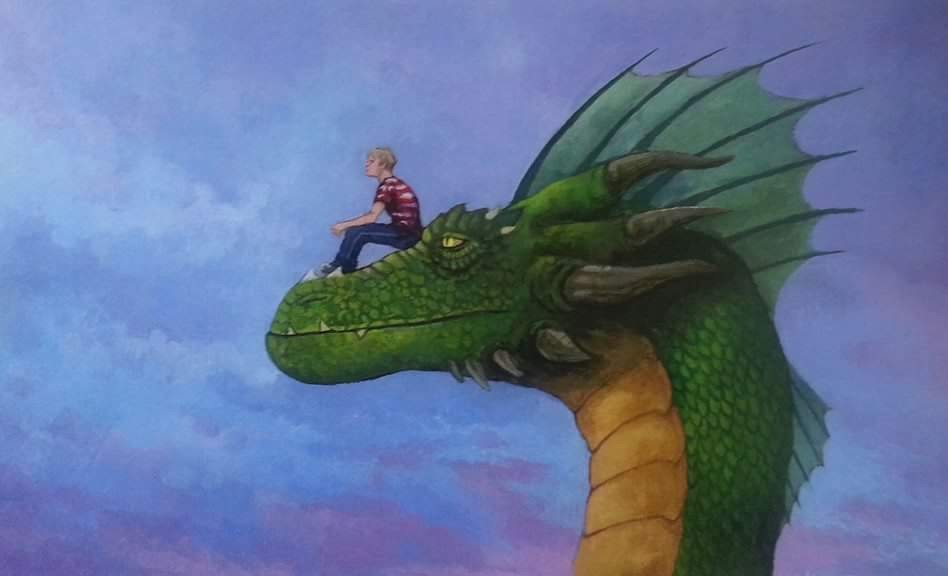 ArtStation - A boy and his dragon