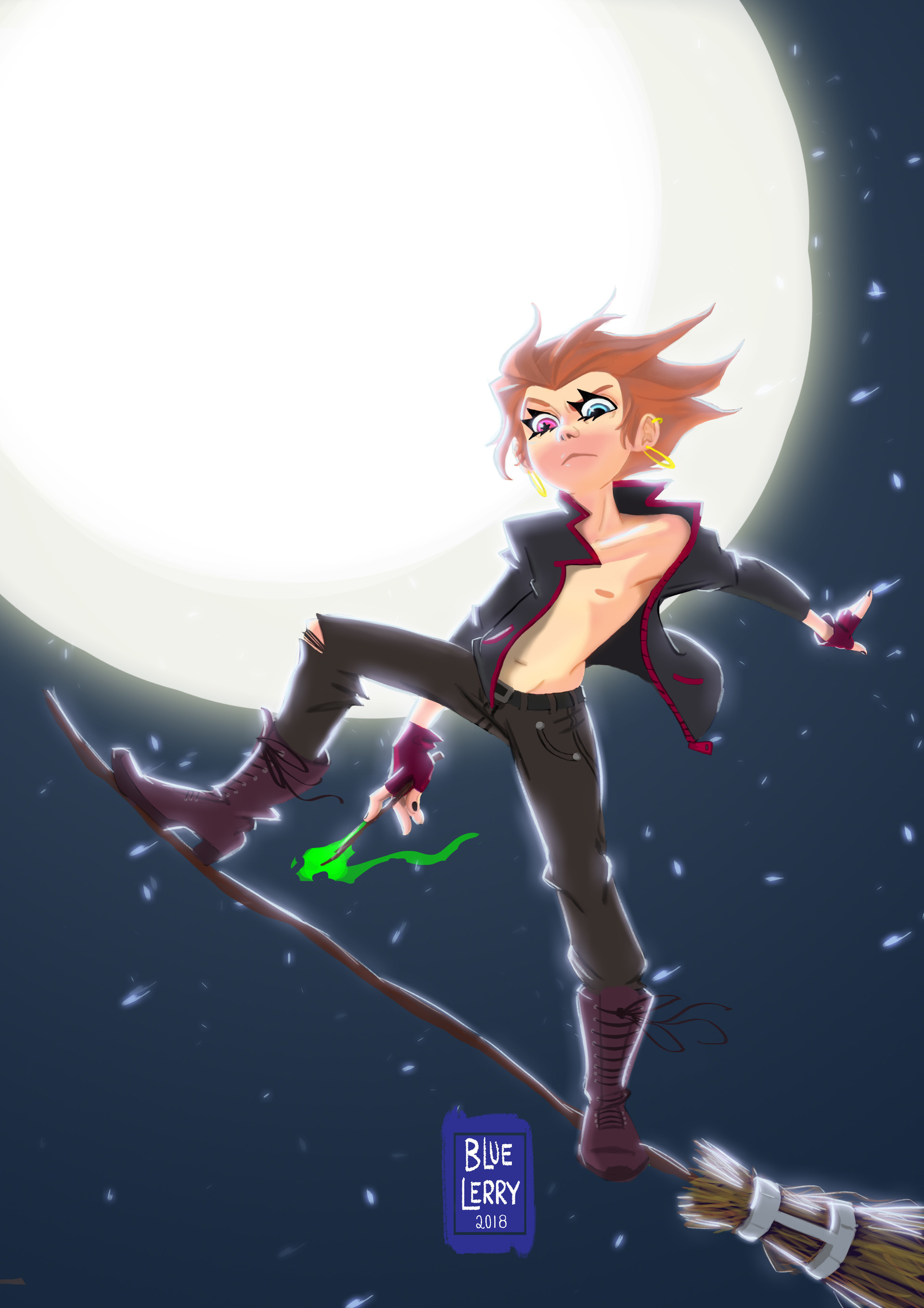 ArtStation - Liam the rebel wizard