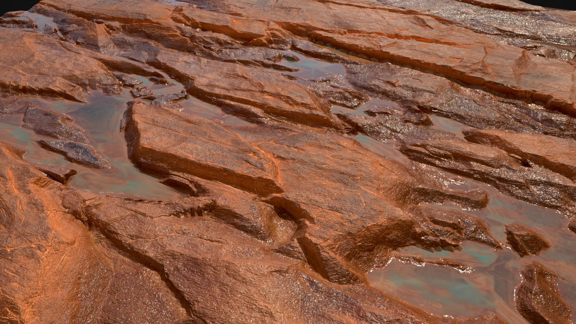 ArtStation - Desert Cliff