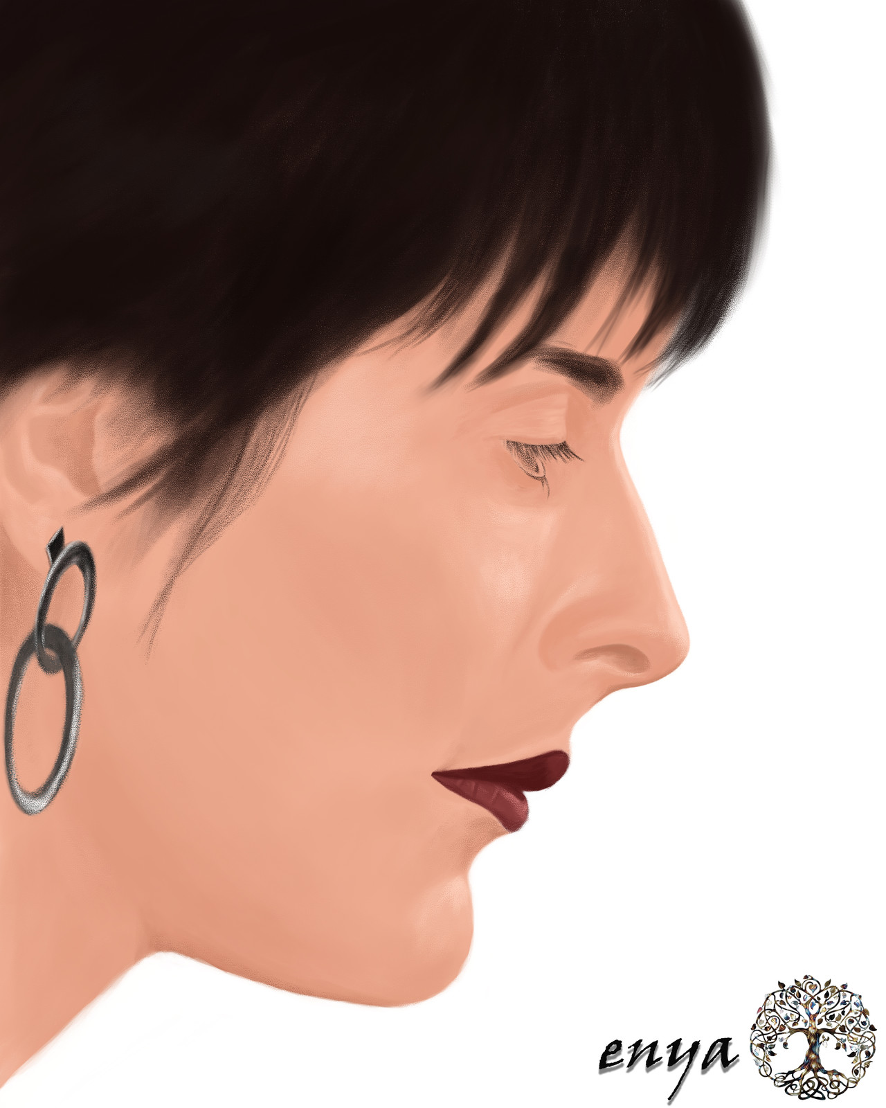 Evangel Webb - ENYA-digital painting