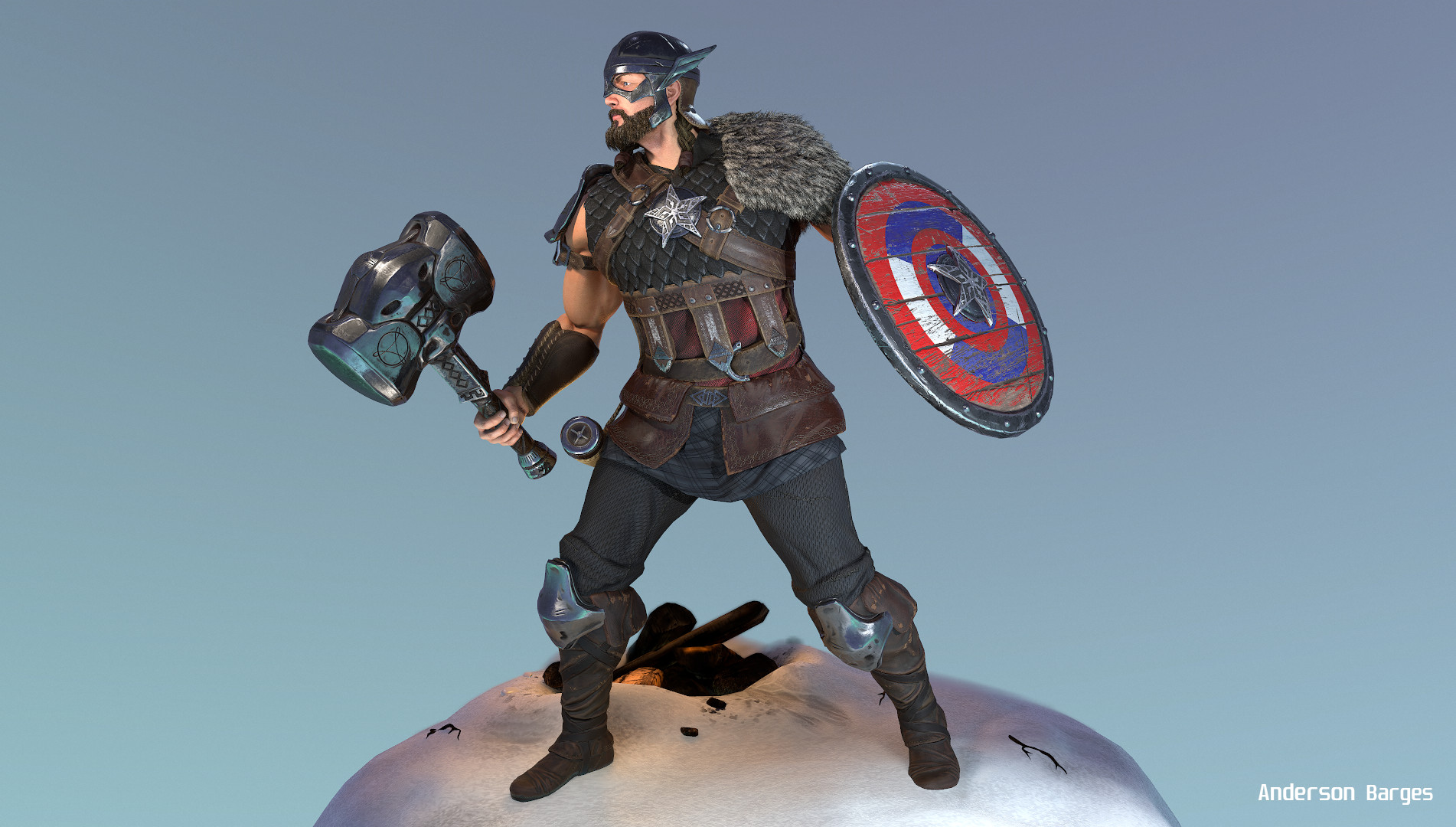 ArtStation - Steven - Captain Viking, Anderson Barges