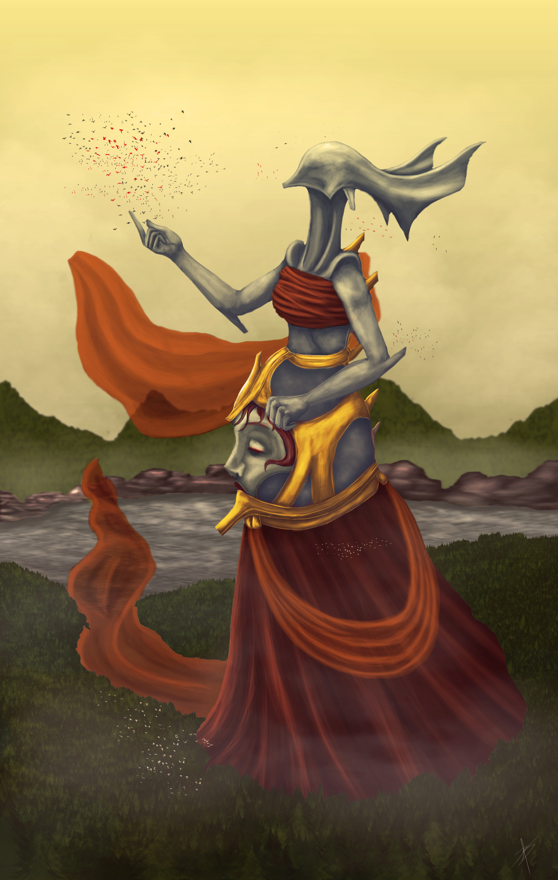 ArtStation - Athalas the goddess of life