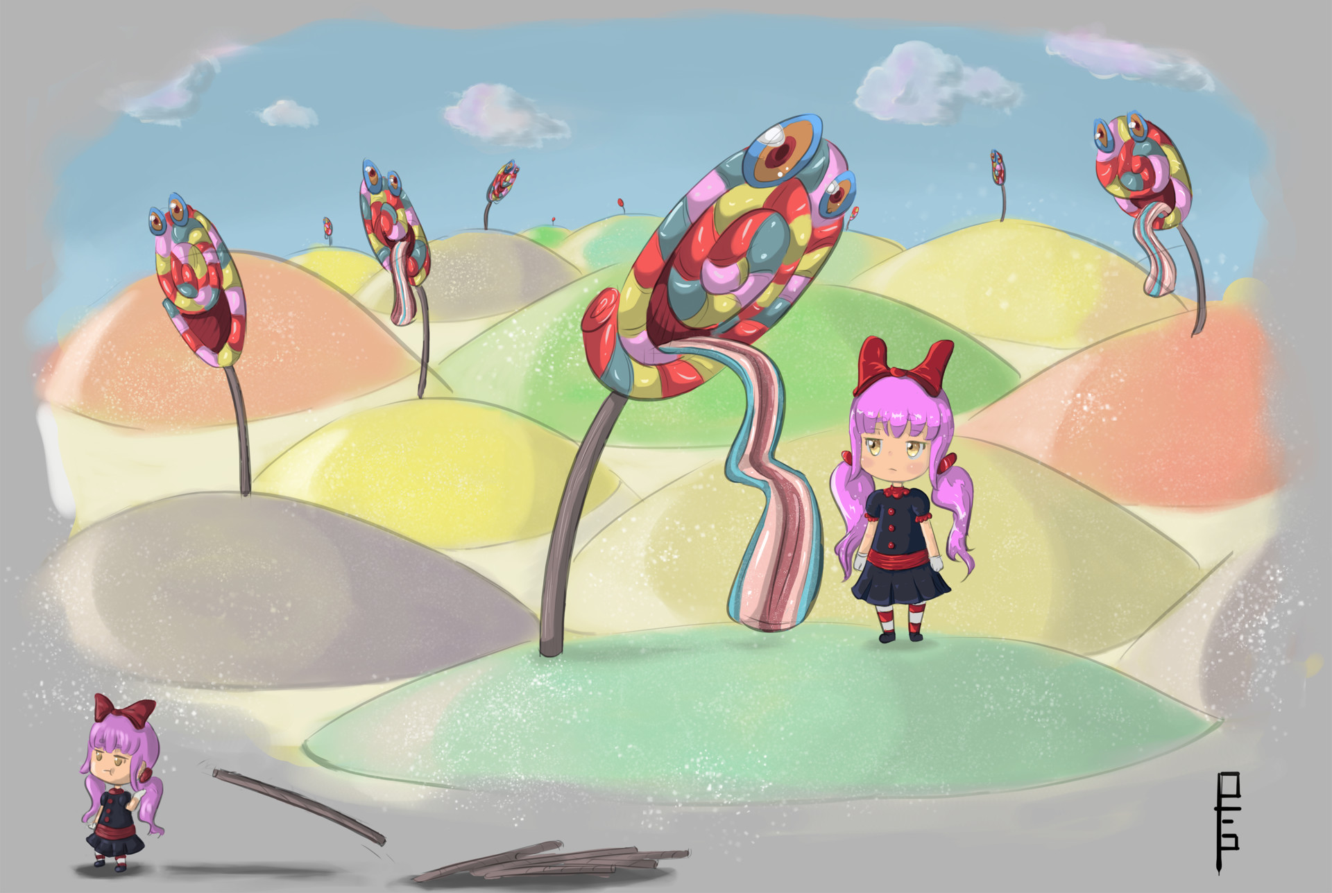 ArtStation - kandy in the candy´s world