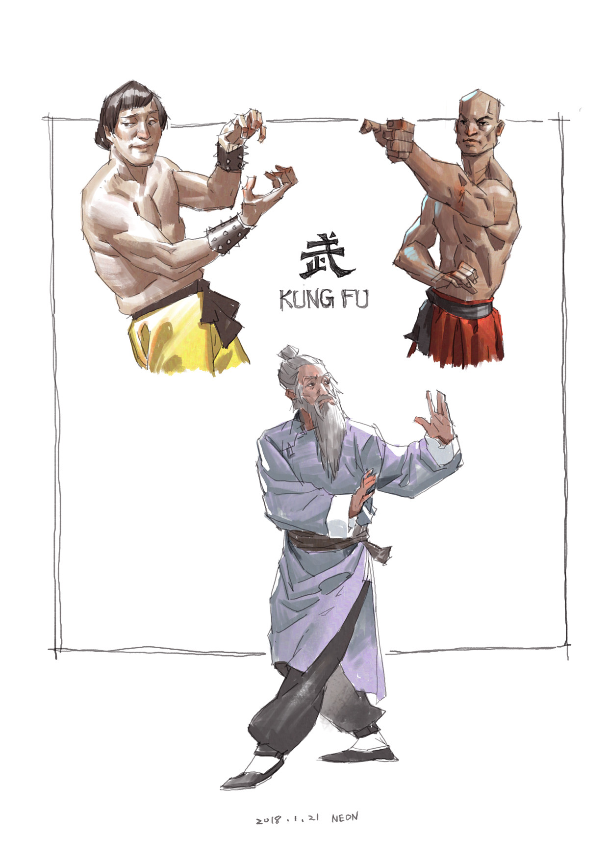 ArtStation - kung fu
