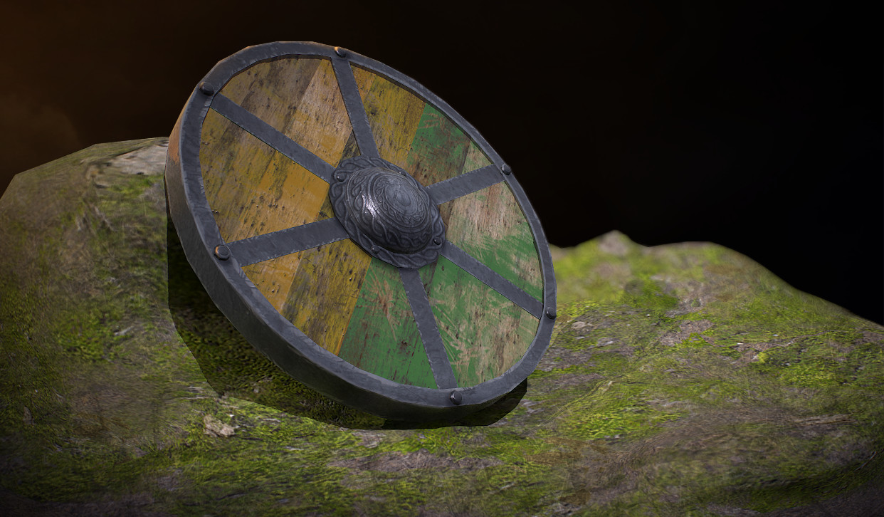 ArtStation - Viking shield