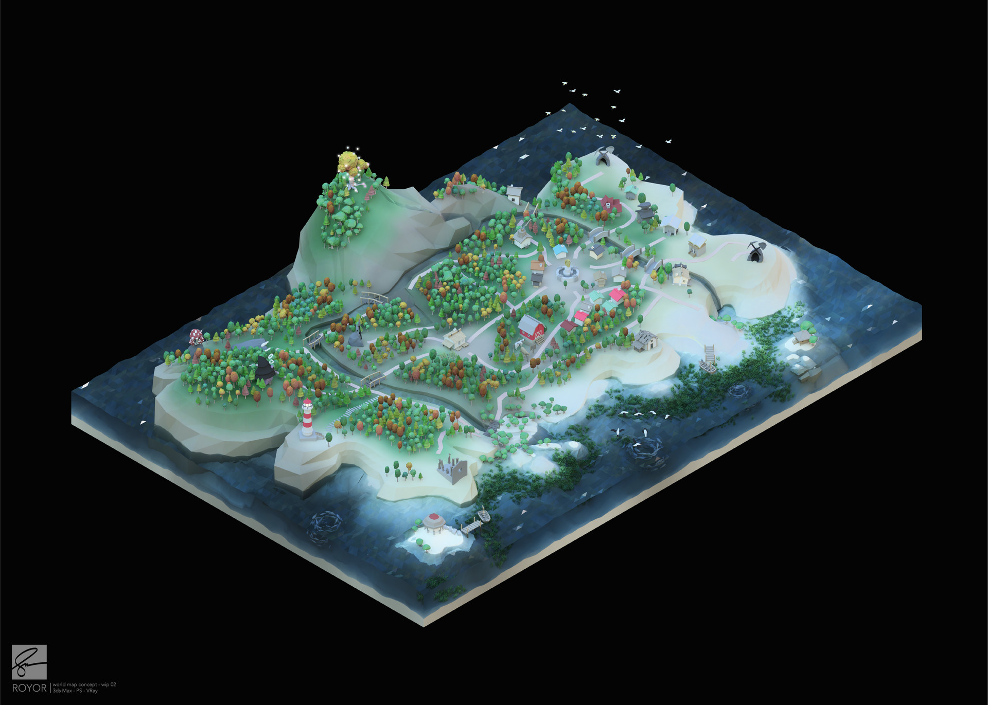 ArtStation - World Map