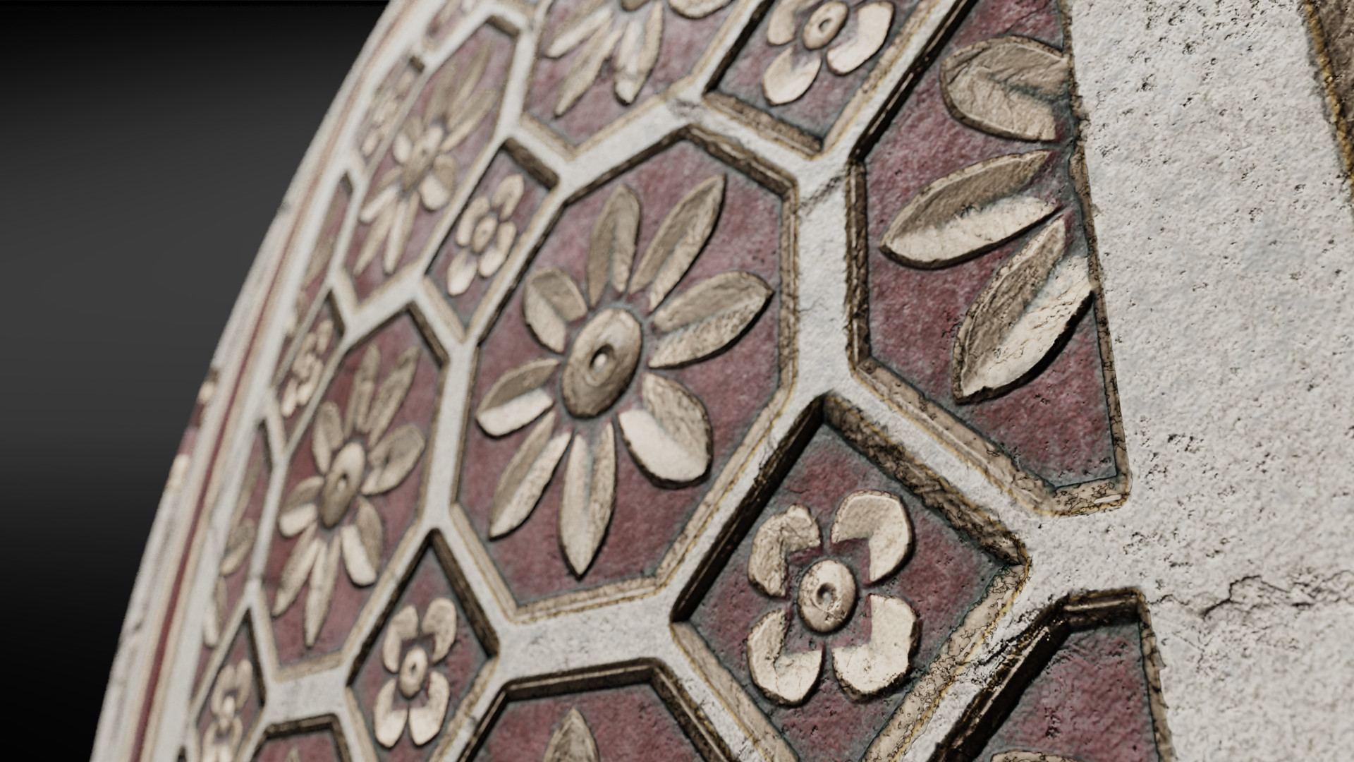 David Bock - Wall Mosaic - Material Library Volume 2