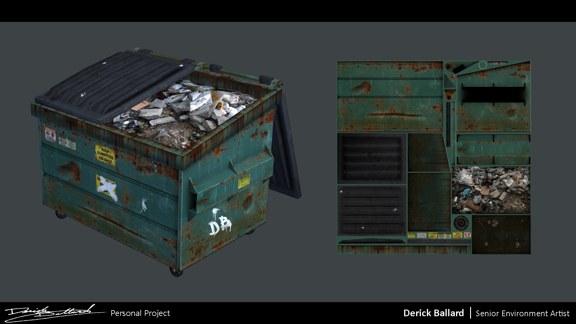 ArtStation - Dumpster Prop