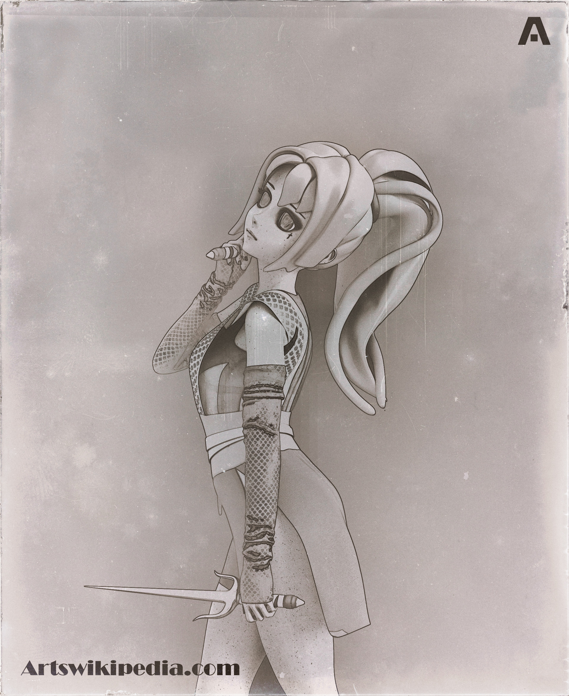 ArtStation - line art character