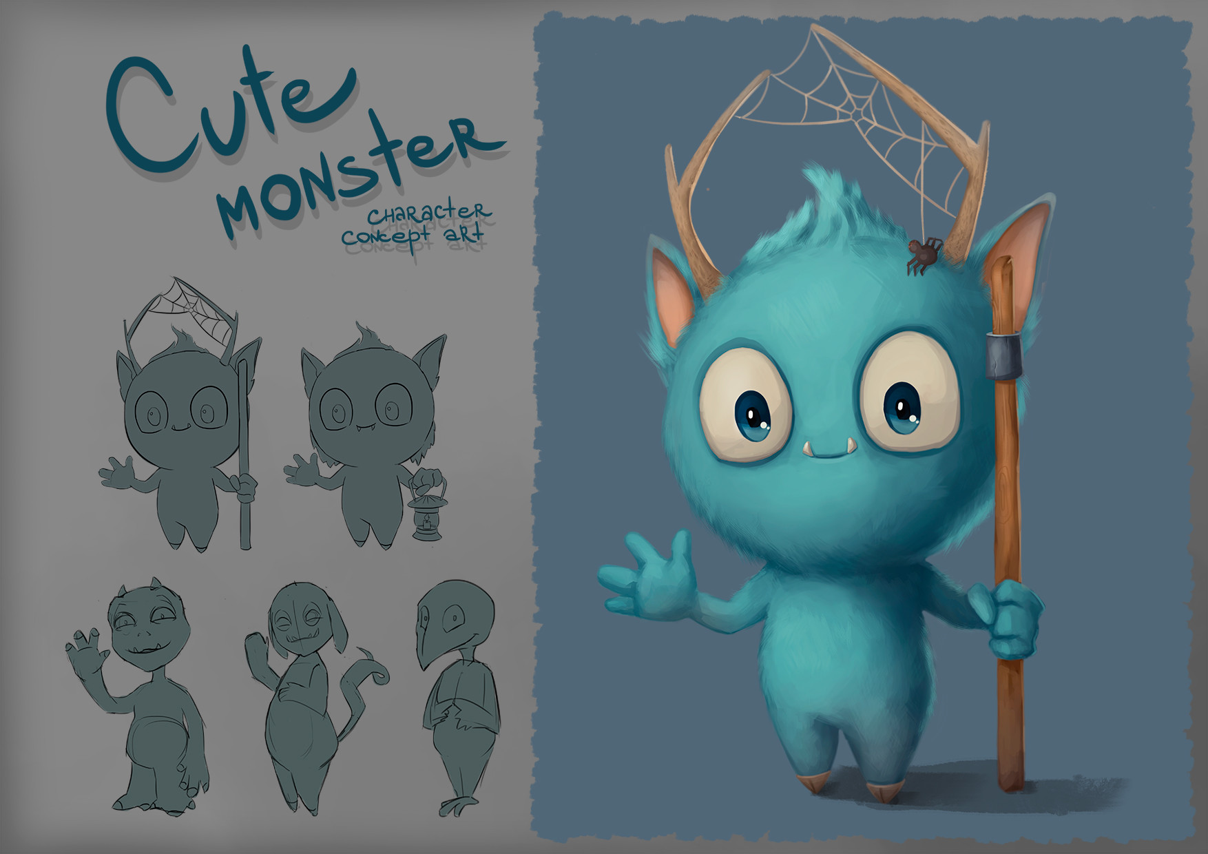 ArtStation - Cute monster