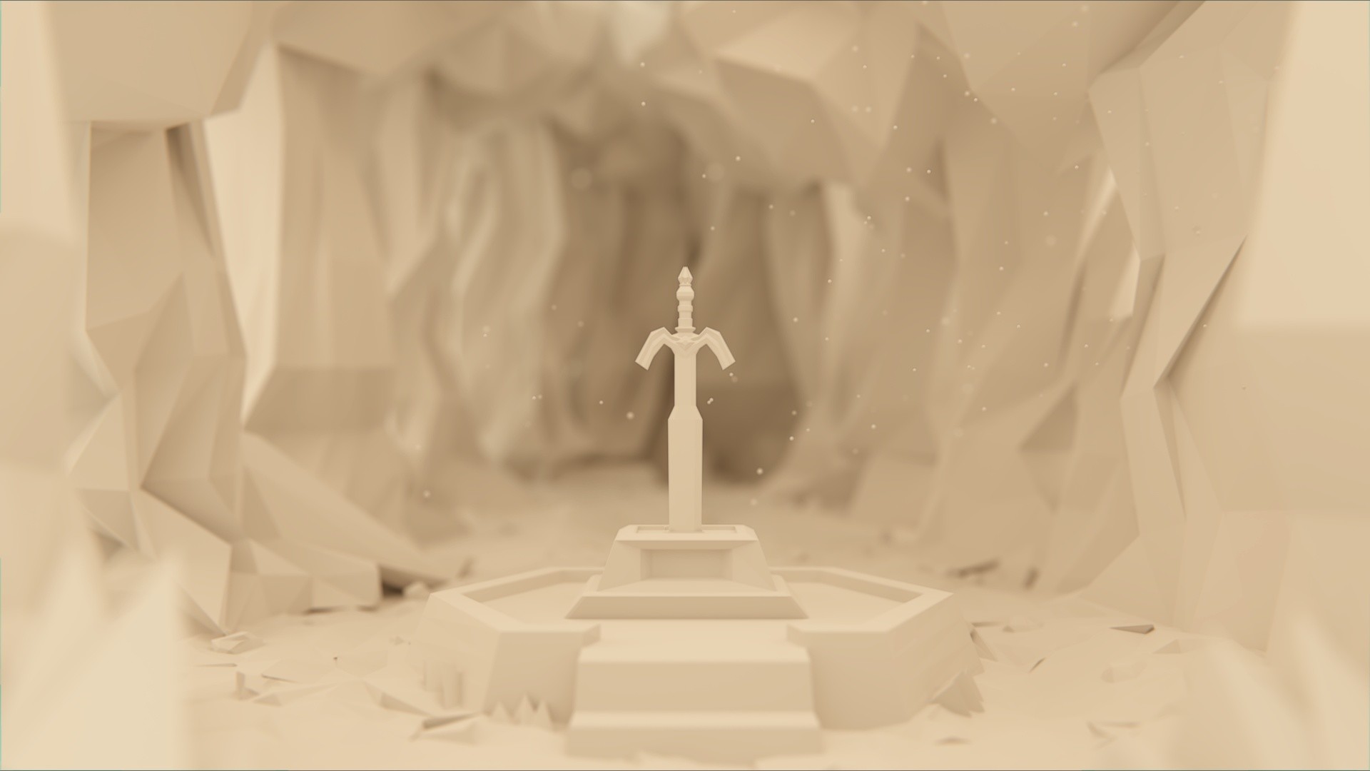 Diego Gangl - Low Poly Master Sword
