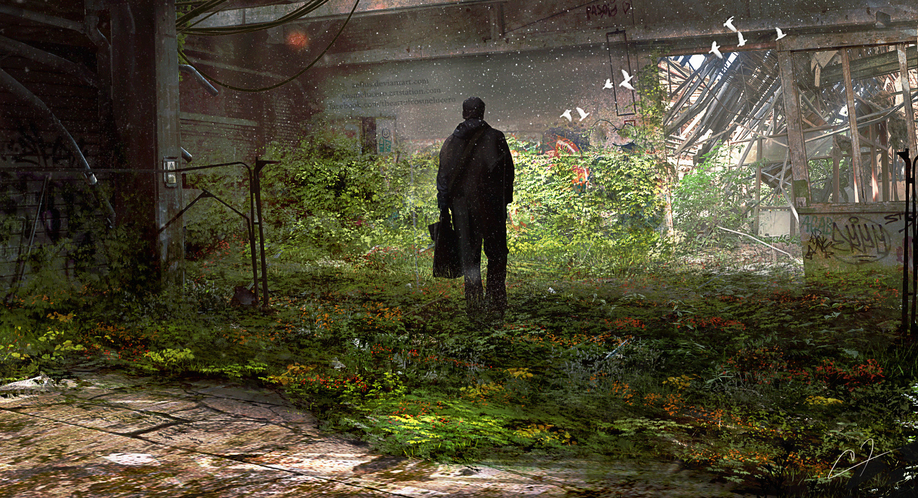 ArtStation - Overgrown Factory