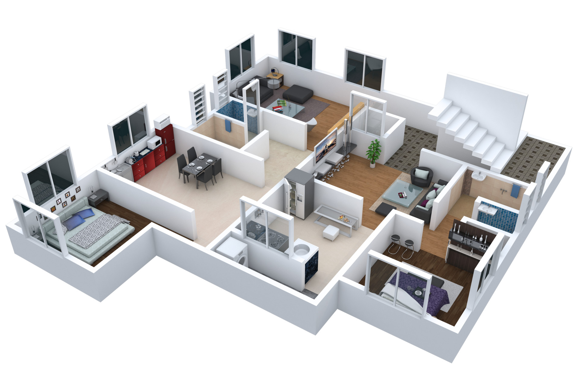 ArtStation - 3D Work_ Cut View