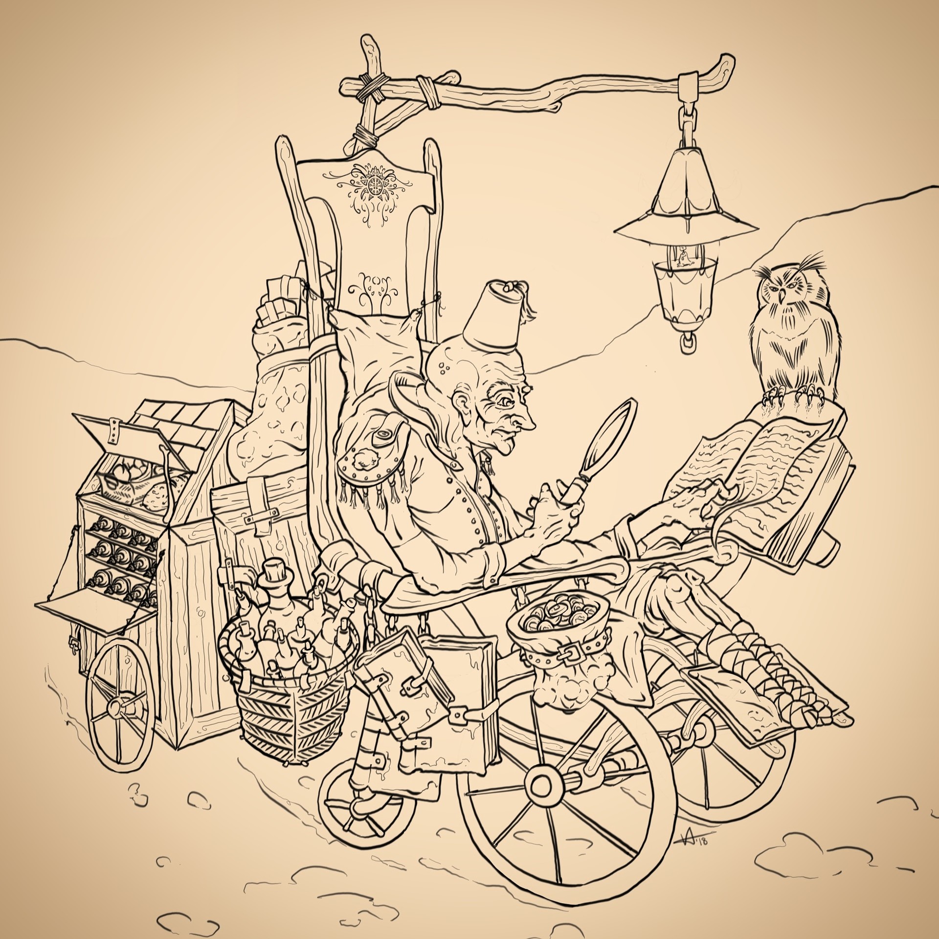 ArtStation - Old merchant