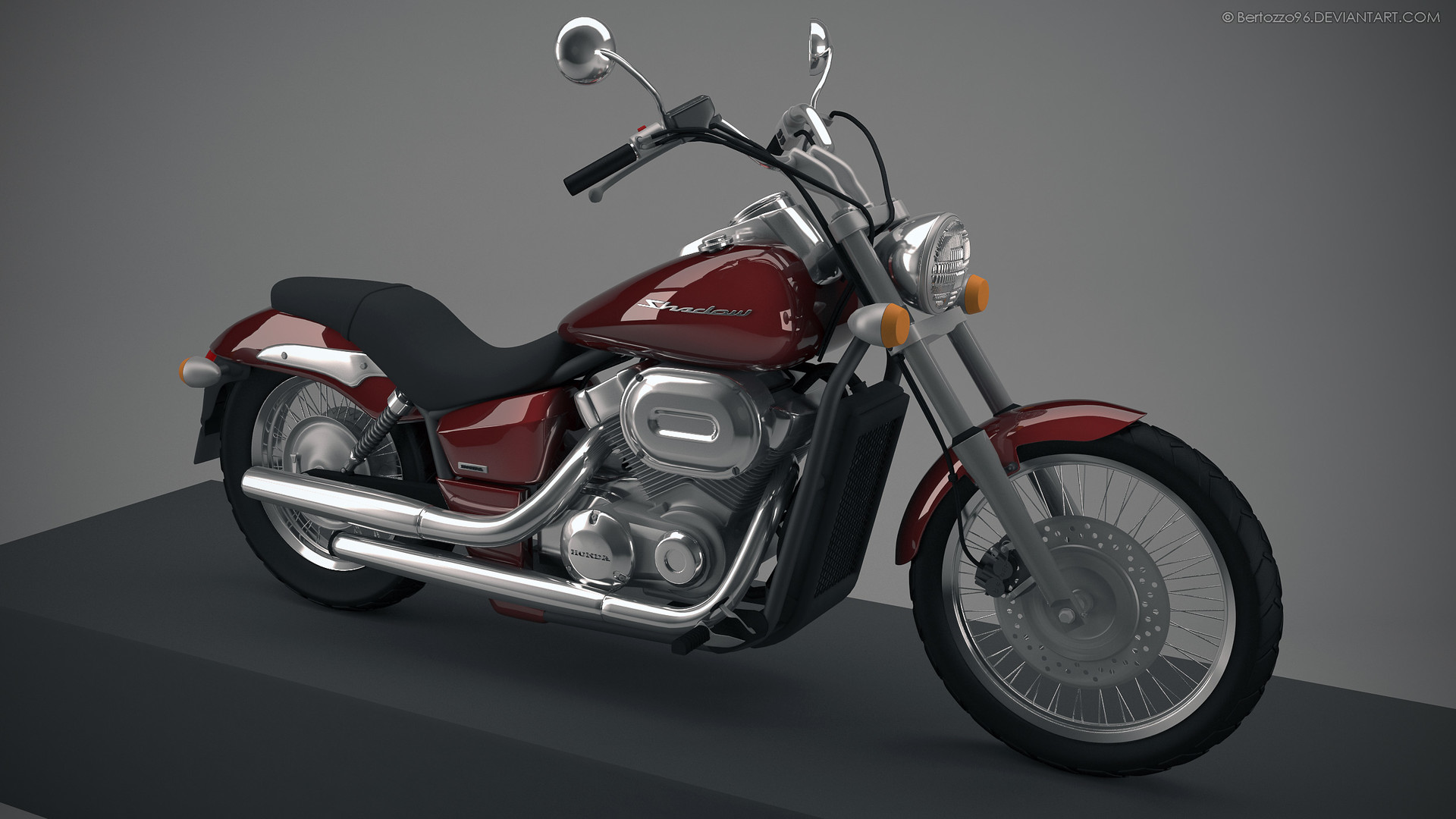 ArtStation - Honda Shadow 750