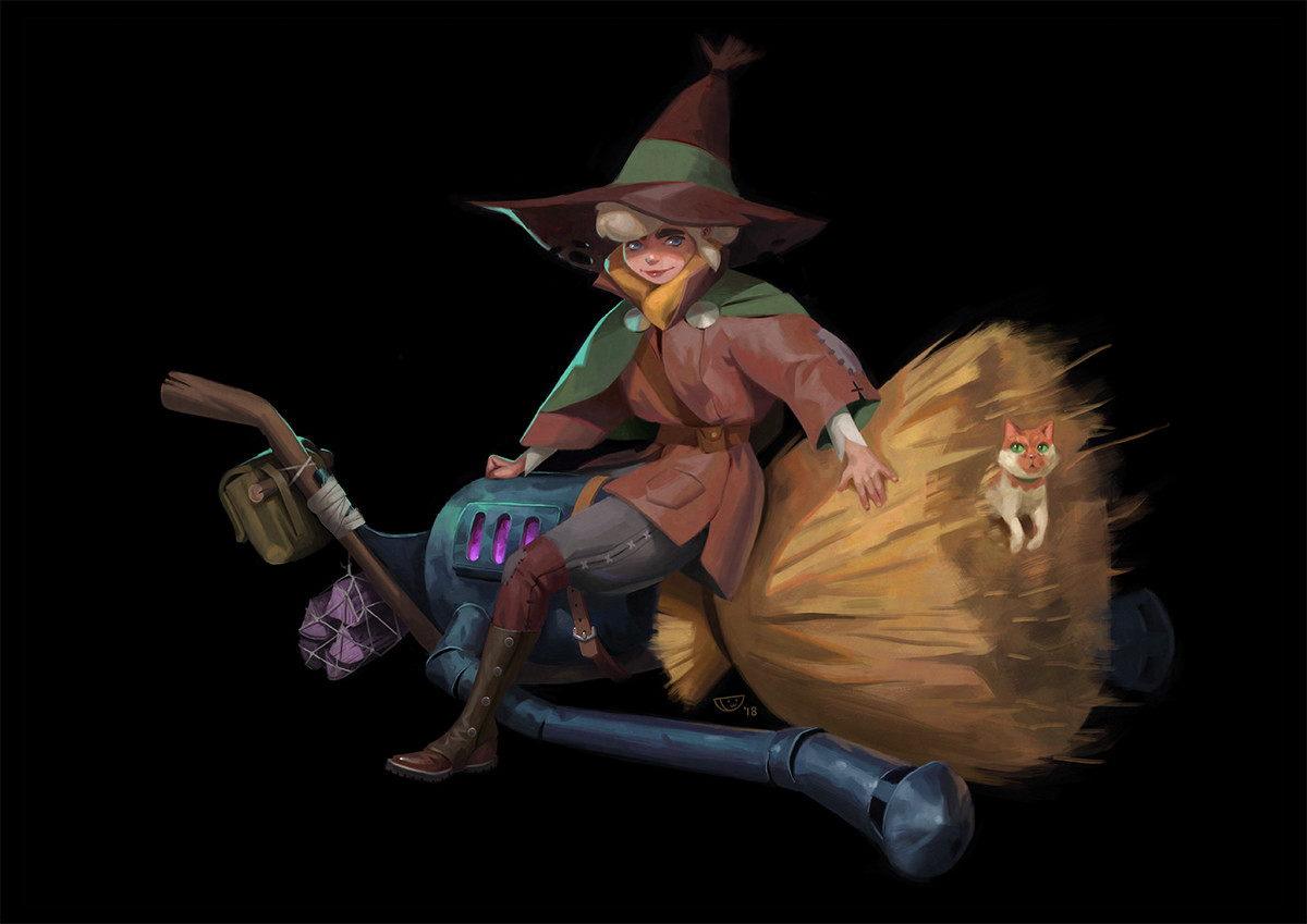 ArtStation - Mireille the witch