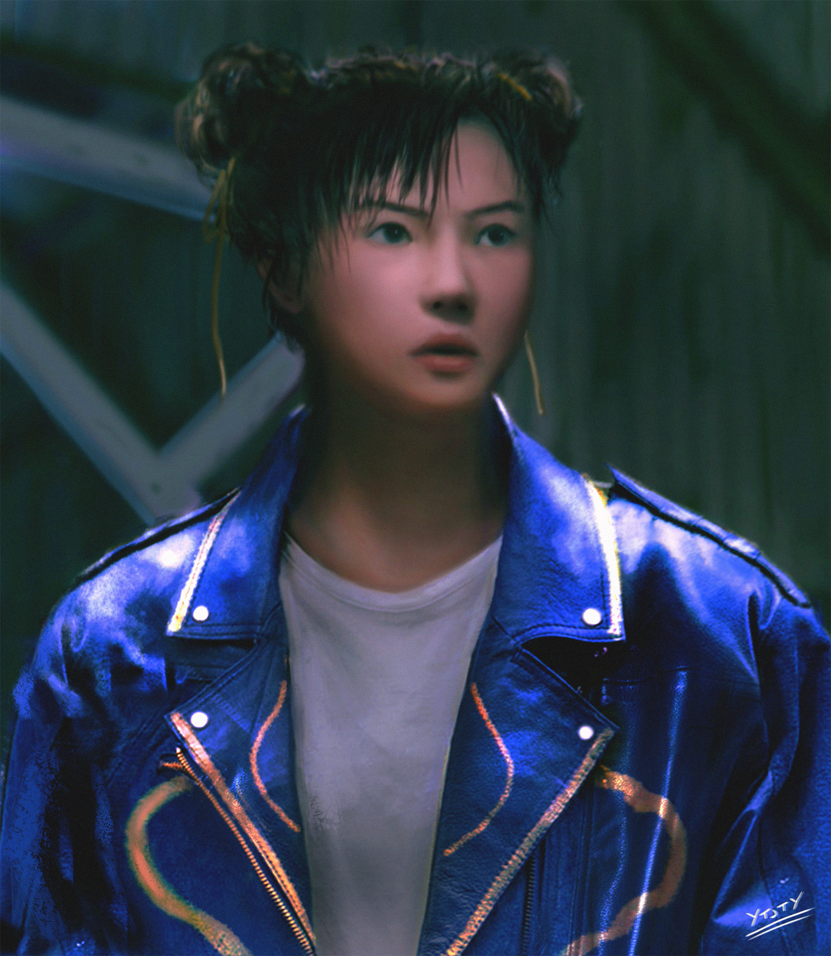 Joshua Aaron Wilson - Chun Li Comic Cover Art