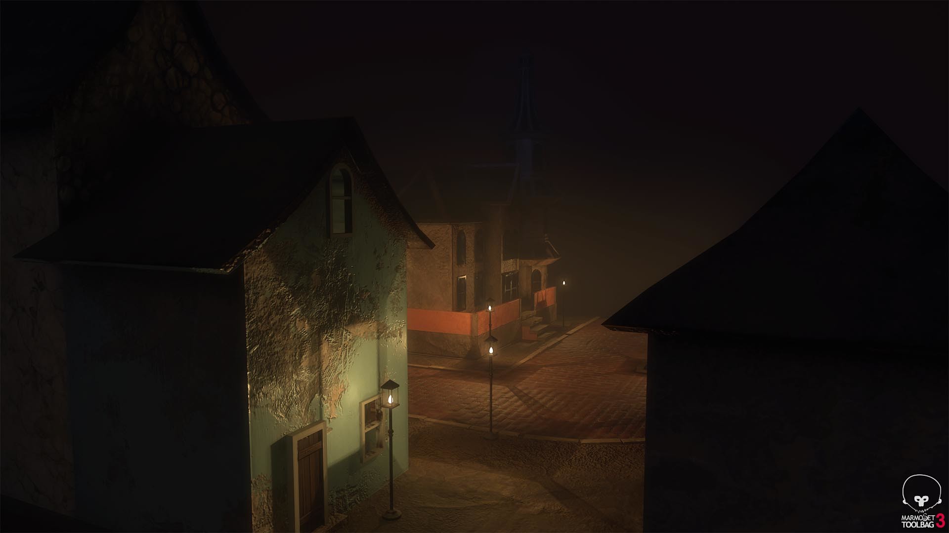 Jaime Ward - Smoggy Steampunk Town