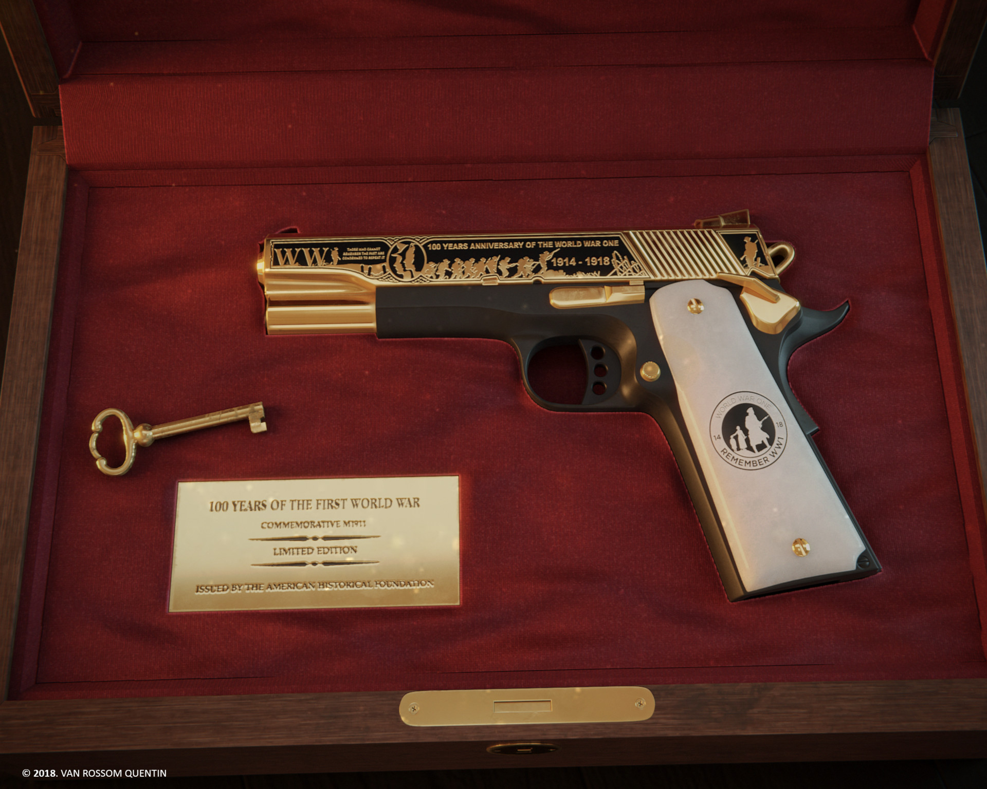 Quentin Van Rossom - Tribute to the First World War centenary