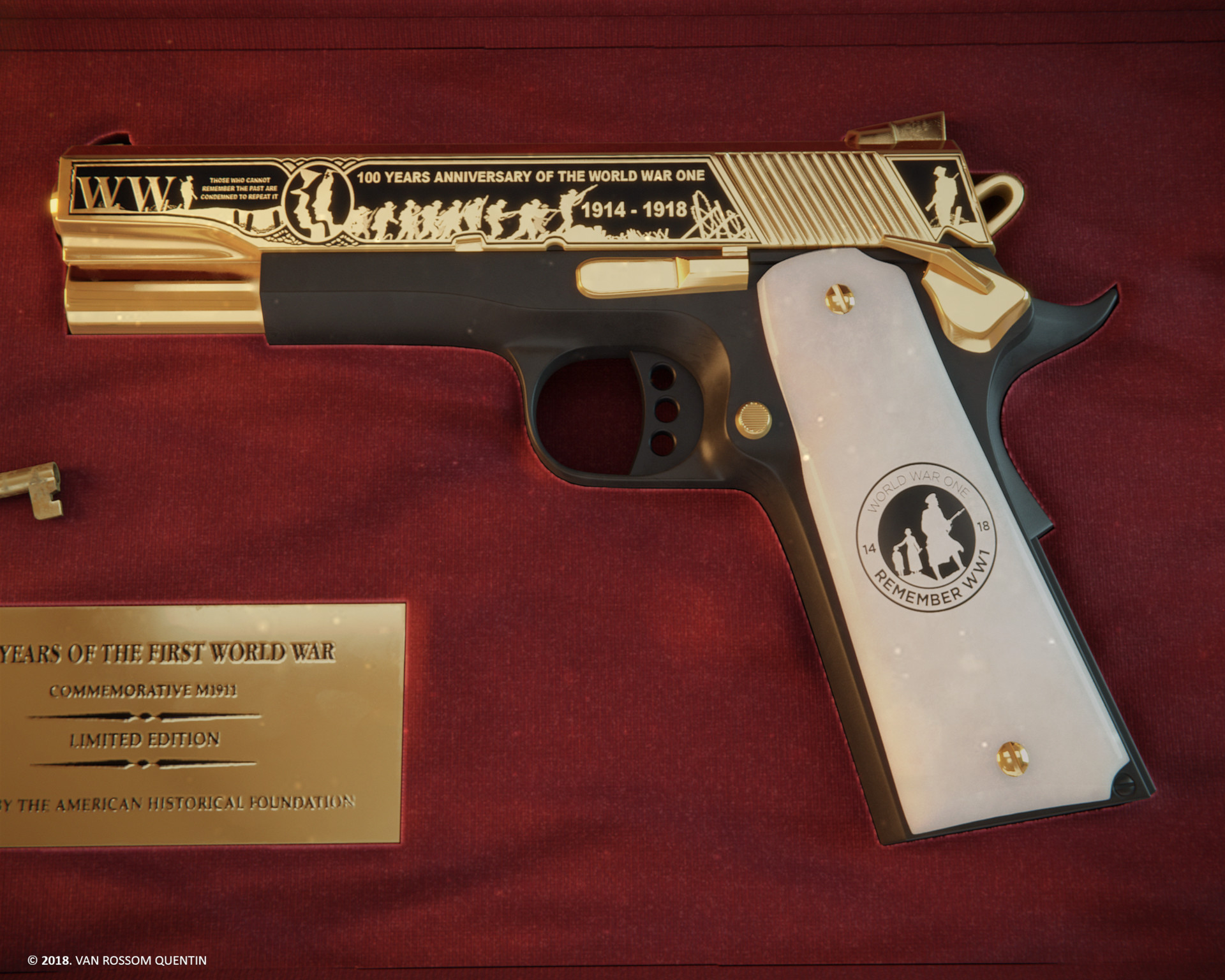 Quentin Van Rossom - Tribute to the First World War centenary