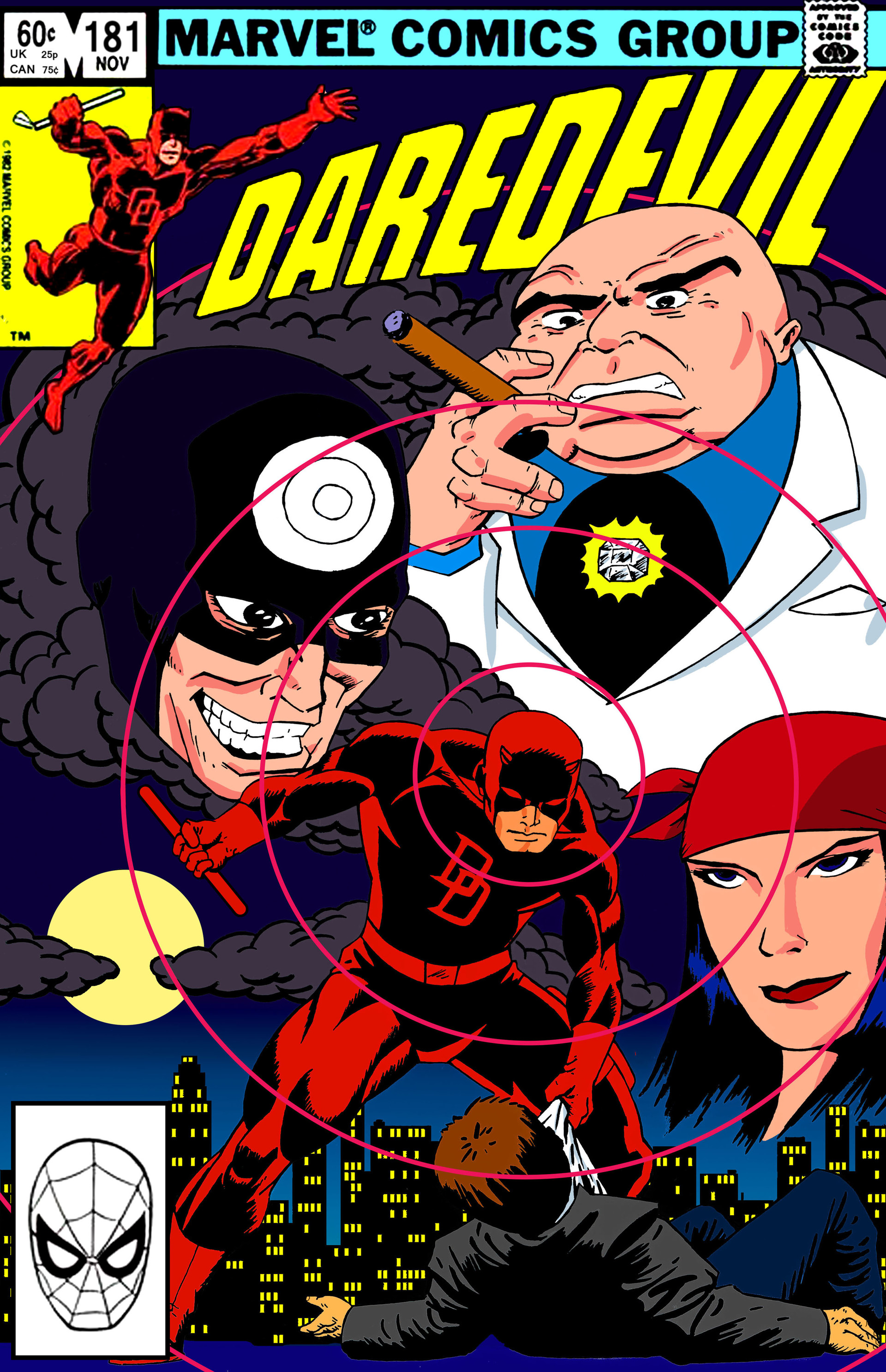 ArtStation - Classic Daredevil Mock Cover