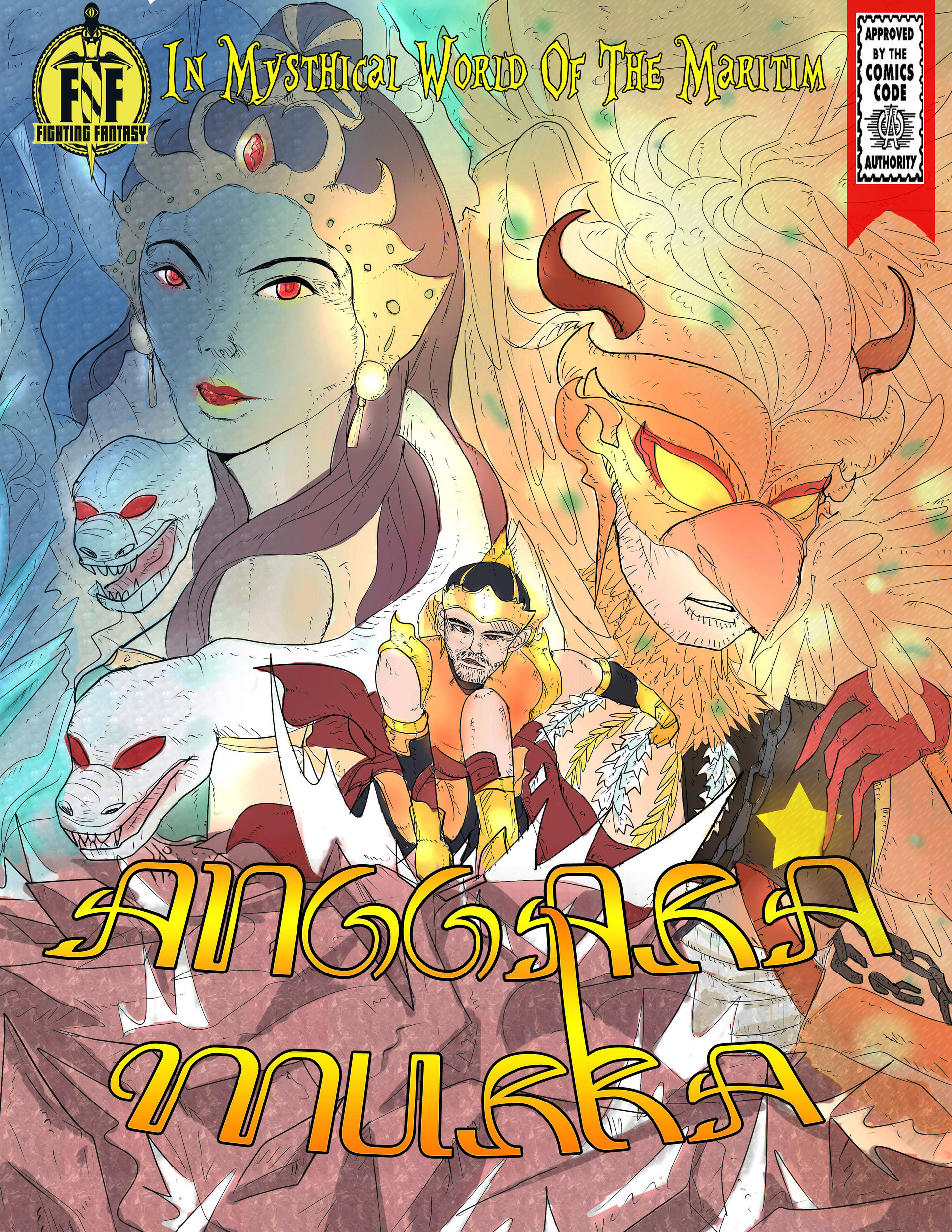 ArtStation - Illustration Design_Anggara Murka_Comic Cover